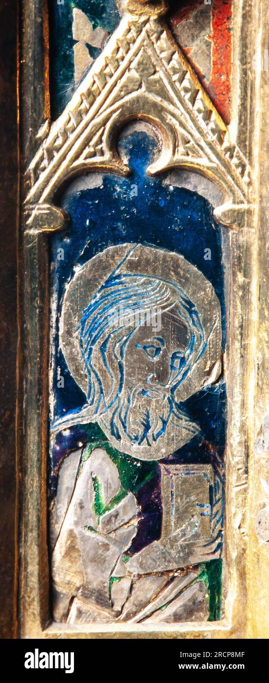 Atribuido a Pere Bernés, Vera Cruz, 1350-1360. Museu de la Catedral de ...