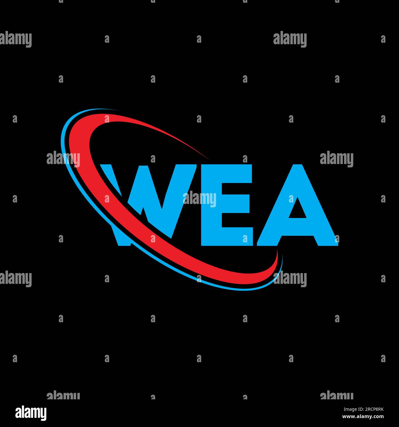 WEA logo. WEA letter. WEA letter logo design. Initials WEA logo linked ...