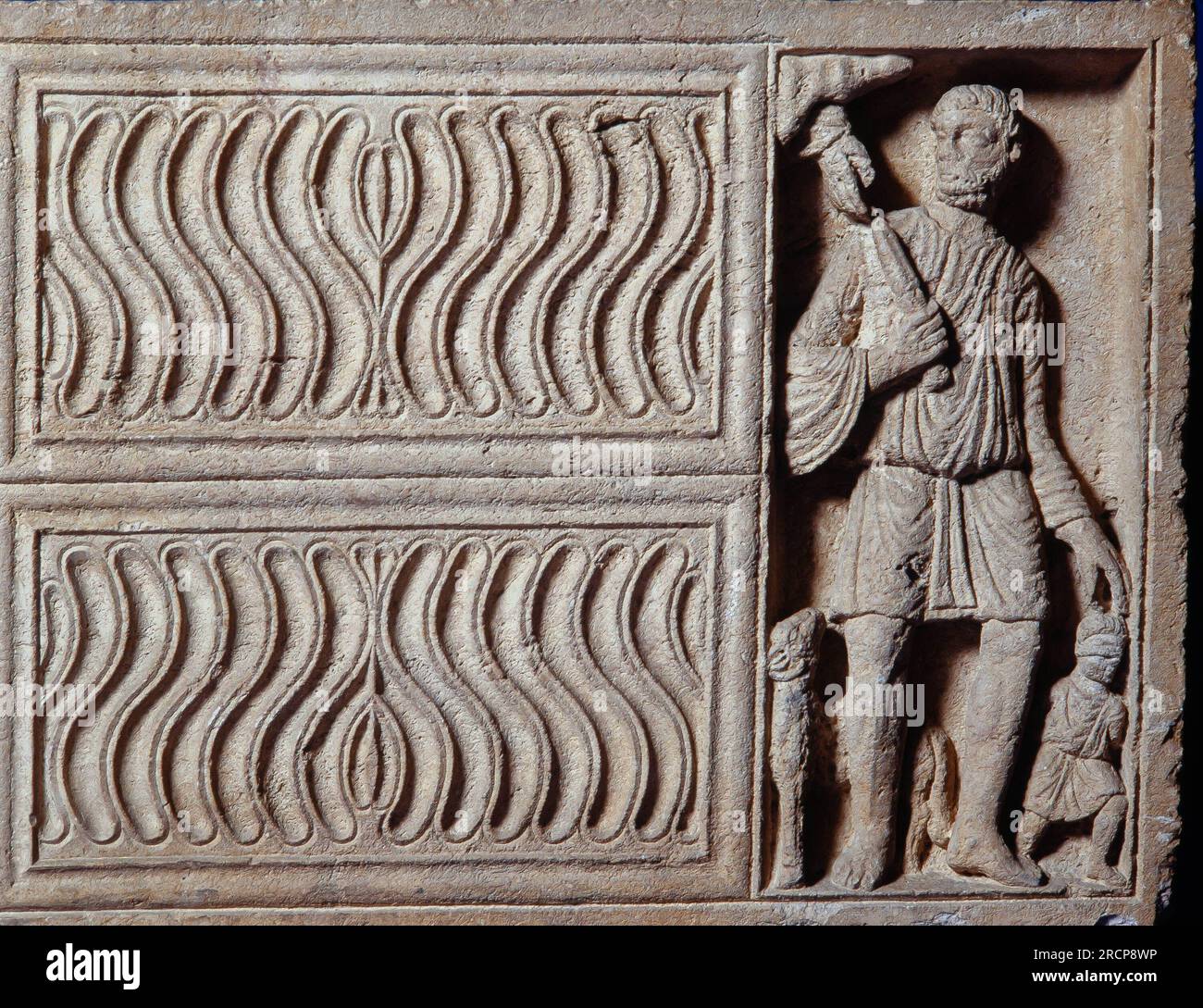 Sarcófago de Leocadio. Siglo V. Necrópolis Paleocristiana de Tarragona ...