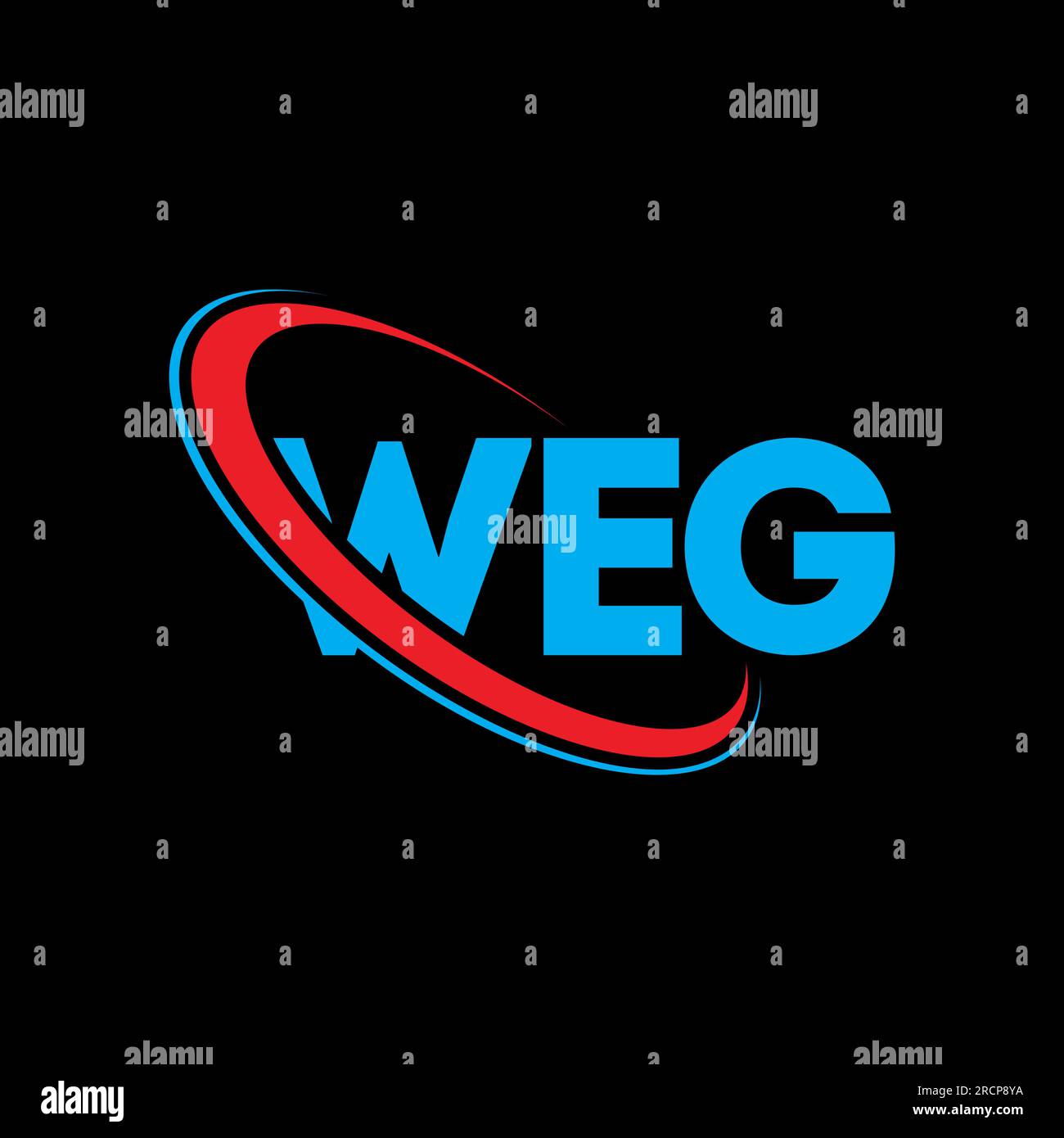 WEG logo. WEG letter. WEG letter logo design. Initials WEG logo linked ...