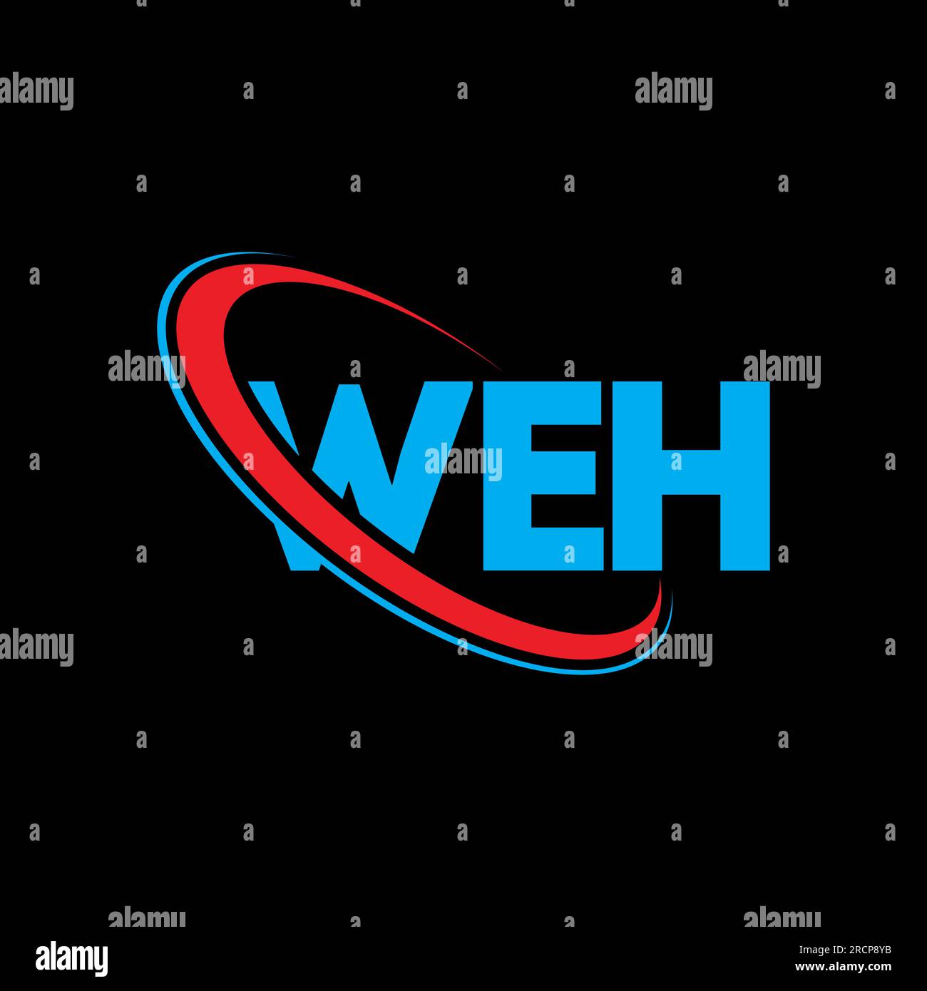 WEH logo. WEH letter. WEH letter logo design. Initials WEH logo linked ...