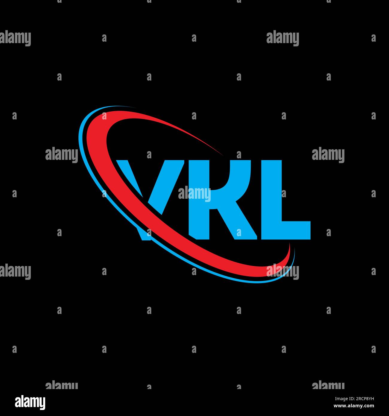 VKL logo. VKL letter. VKL letter logo design. Initials VKL logo linked ...