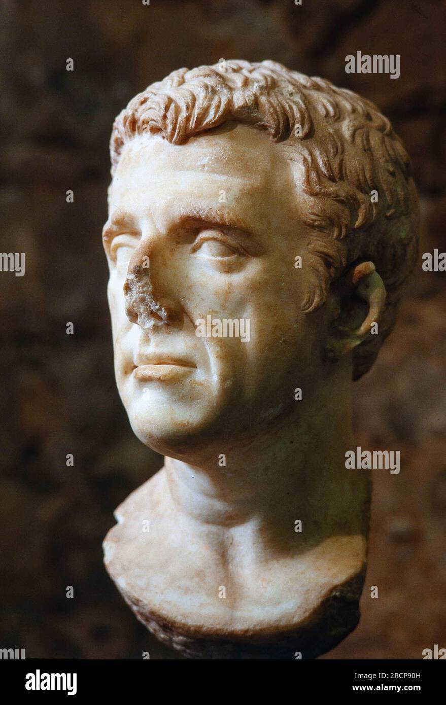 Hombre cabeza romana hi-res stock photography and images - Alamy