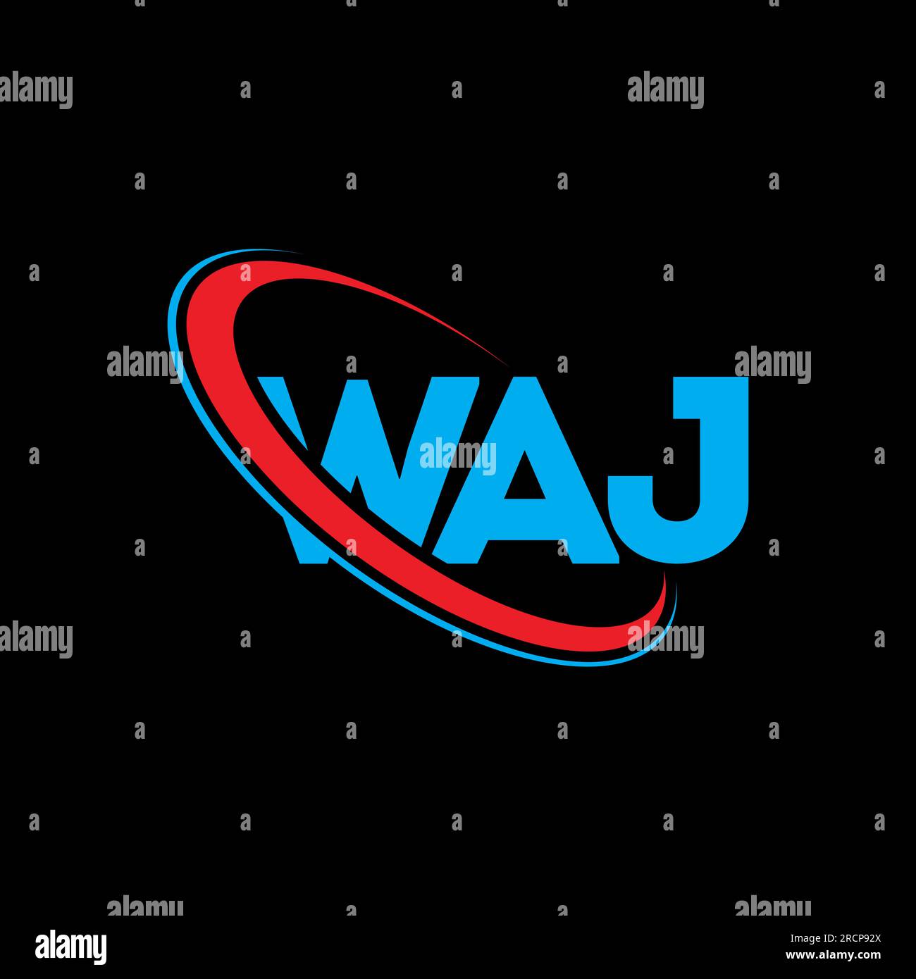 Waj logo design Stock Vector Images - Alamy