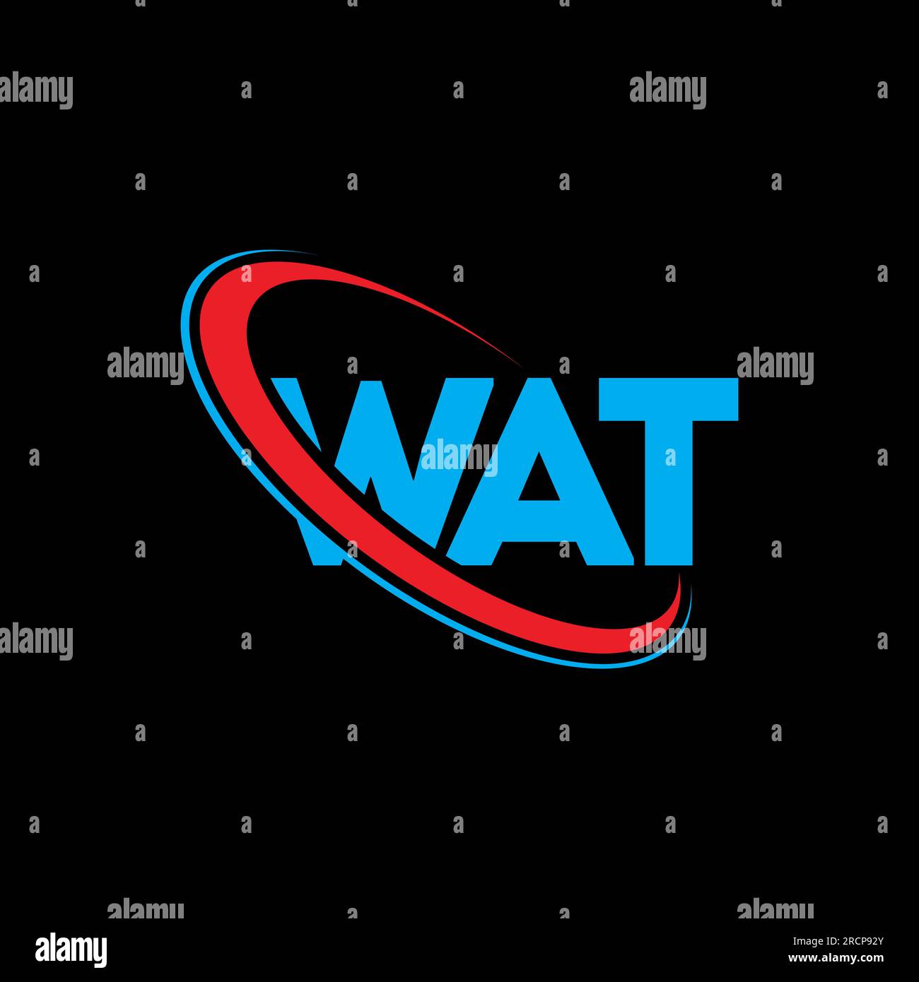 WAT logo. WAT letter. WAT letter logo design. Initials WAT logo linked ...