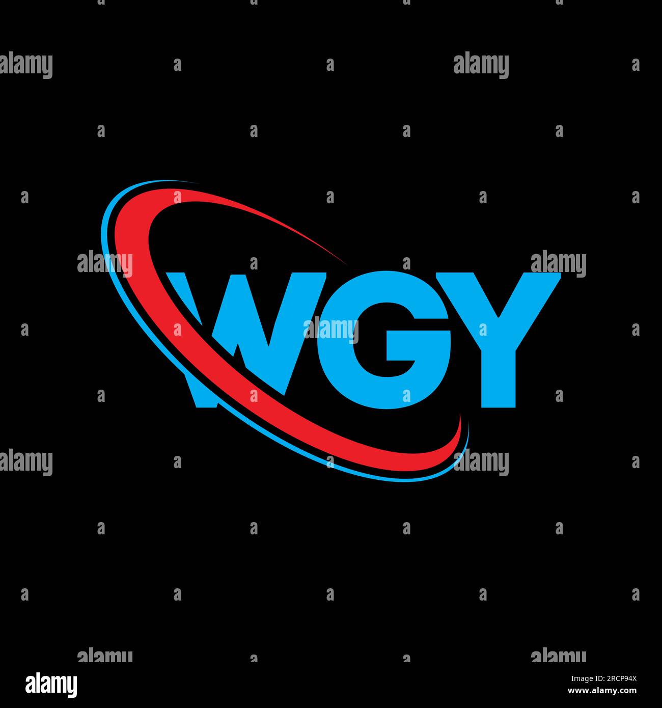 WGY logo. WGY letter. WGY letter logo design. Initials WGY logo linked ...