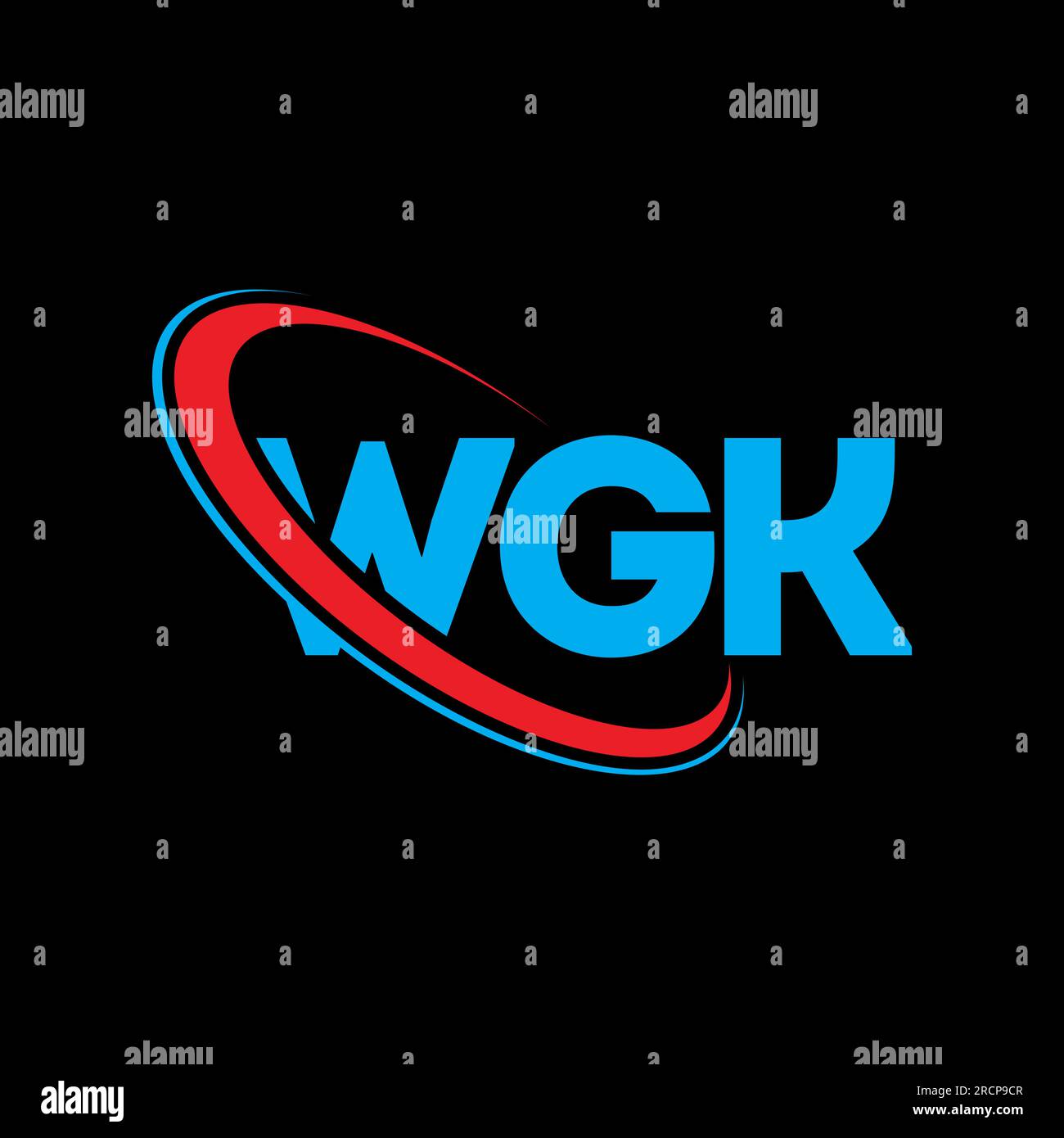 WGK logo. WGK letter. WGK letter logo design. Initials WGK logo linked ...
