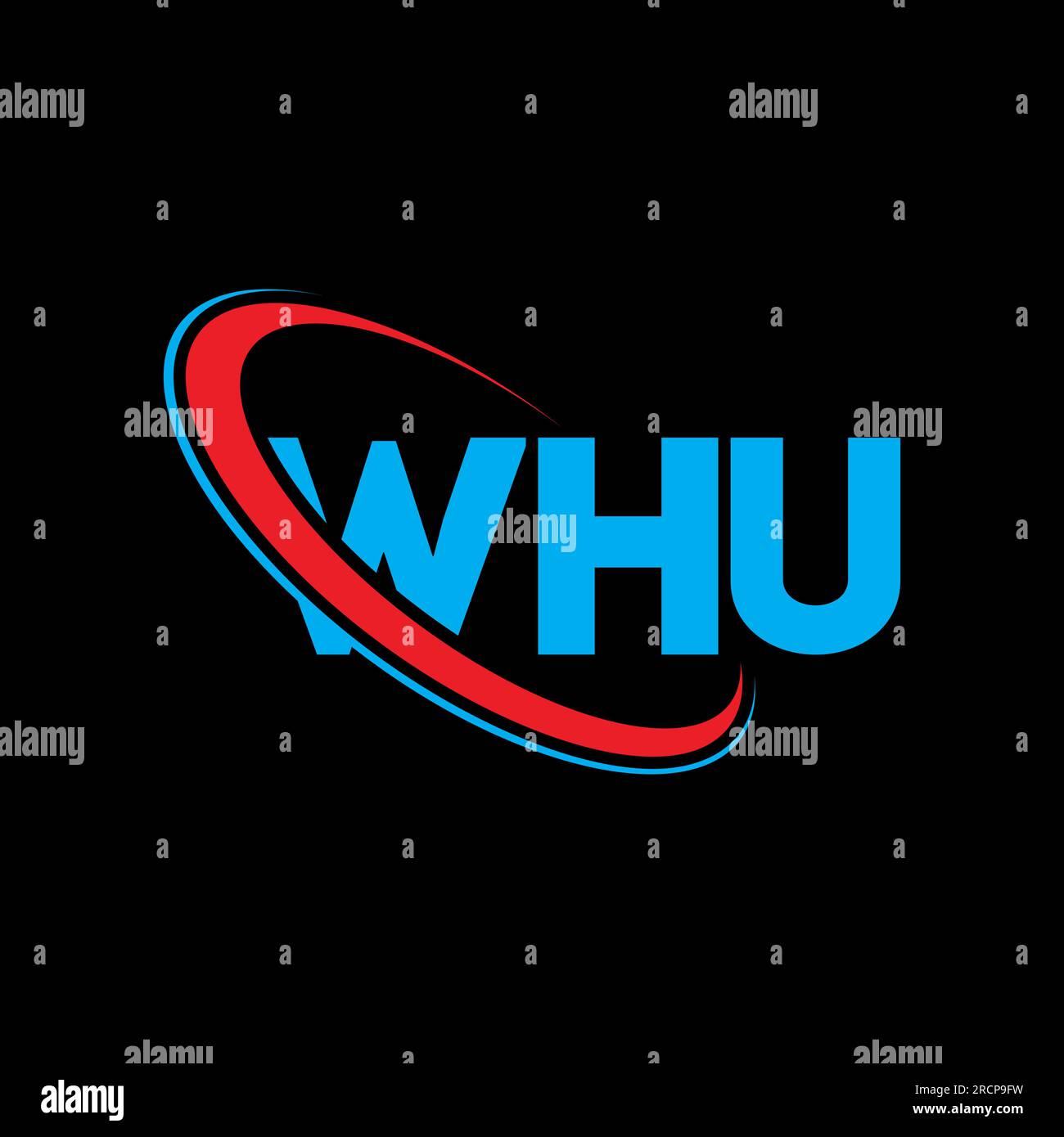 WHU logo. WHU letter. WHU letter logo design. Initials WHU logo linked ...