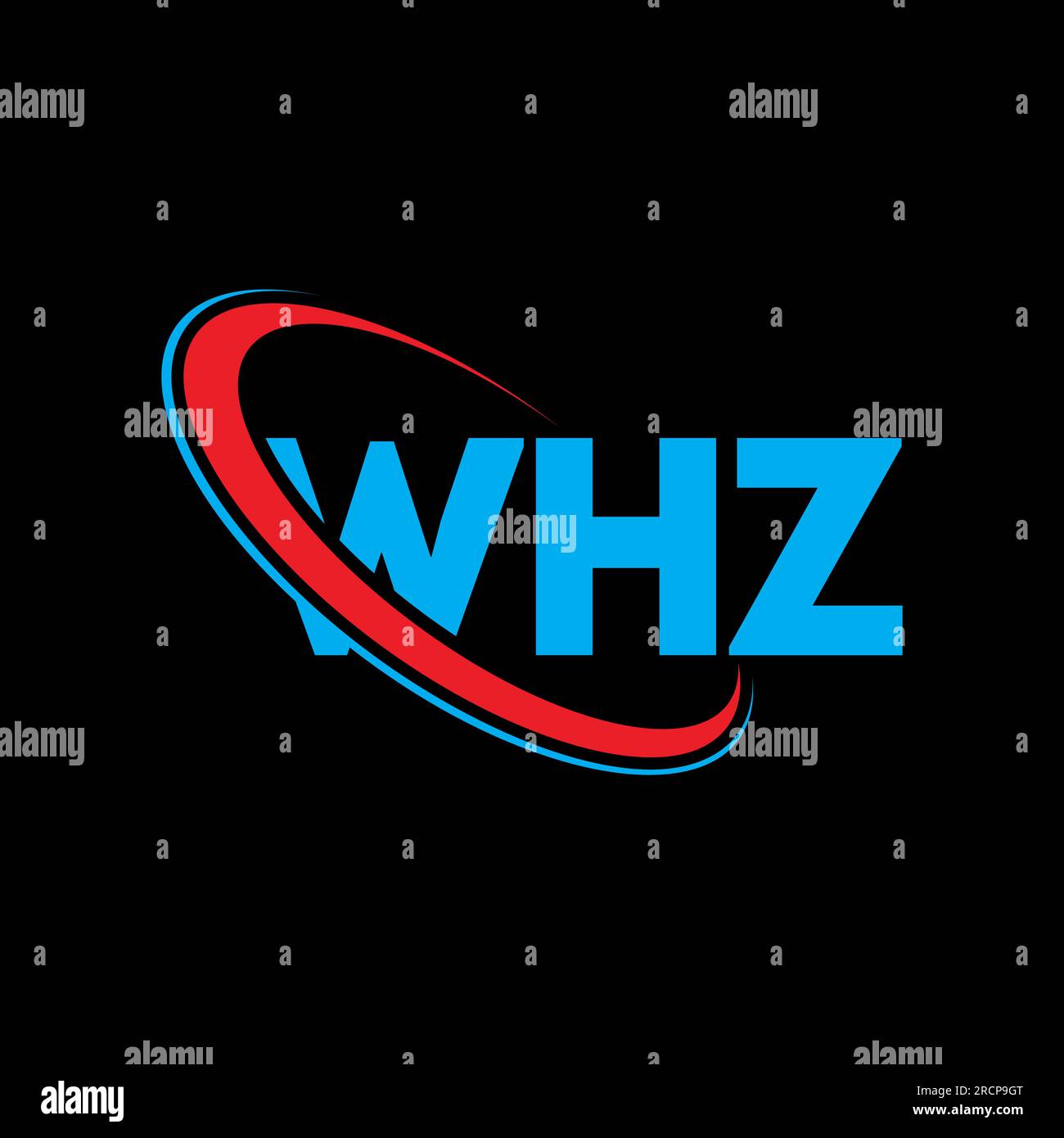 WHZ logo. WHZ letter. WHZ letter logo design. Initials WHZ logo linked ...