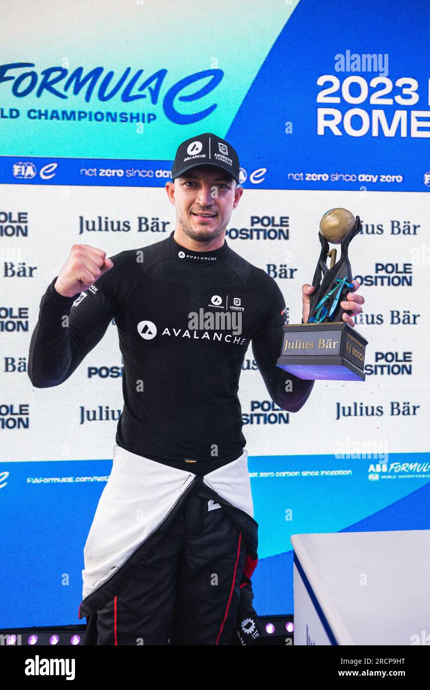 Pole position of DENNIS Jake (gbr), Avalanche Andretti Formula E, Spark ...