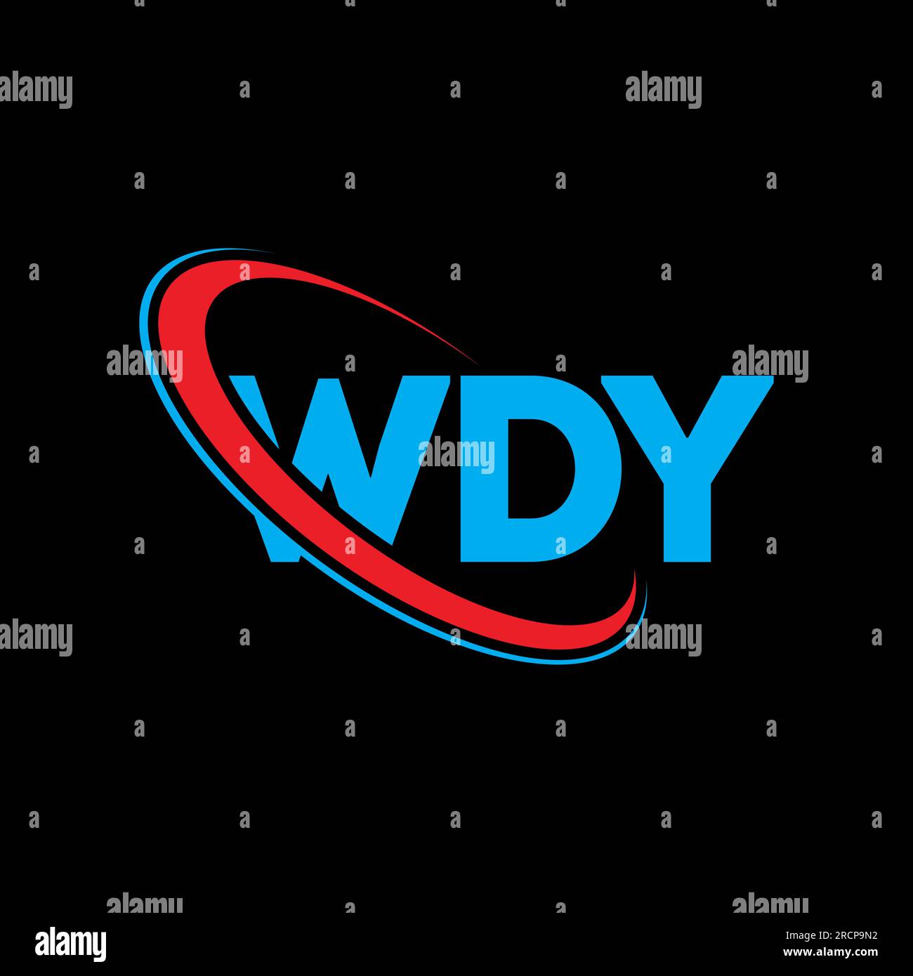 WDY logo. WDY letter. WDY letter logo design. Initials WDY logo linked ...