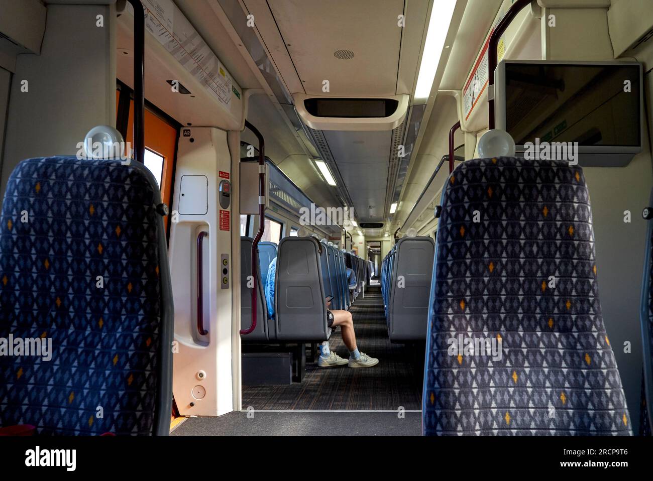 Leg room on train hi-res stock photography and images - Alamy
