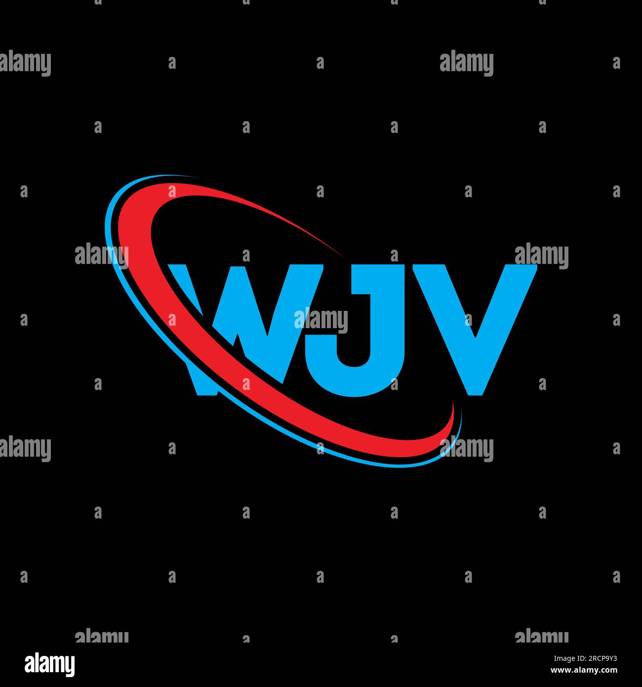 WJV logo. WJV letter. WJV letter logo design. Initials WJV logo linked ...