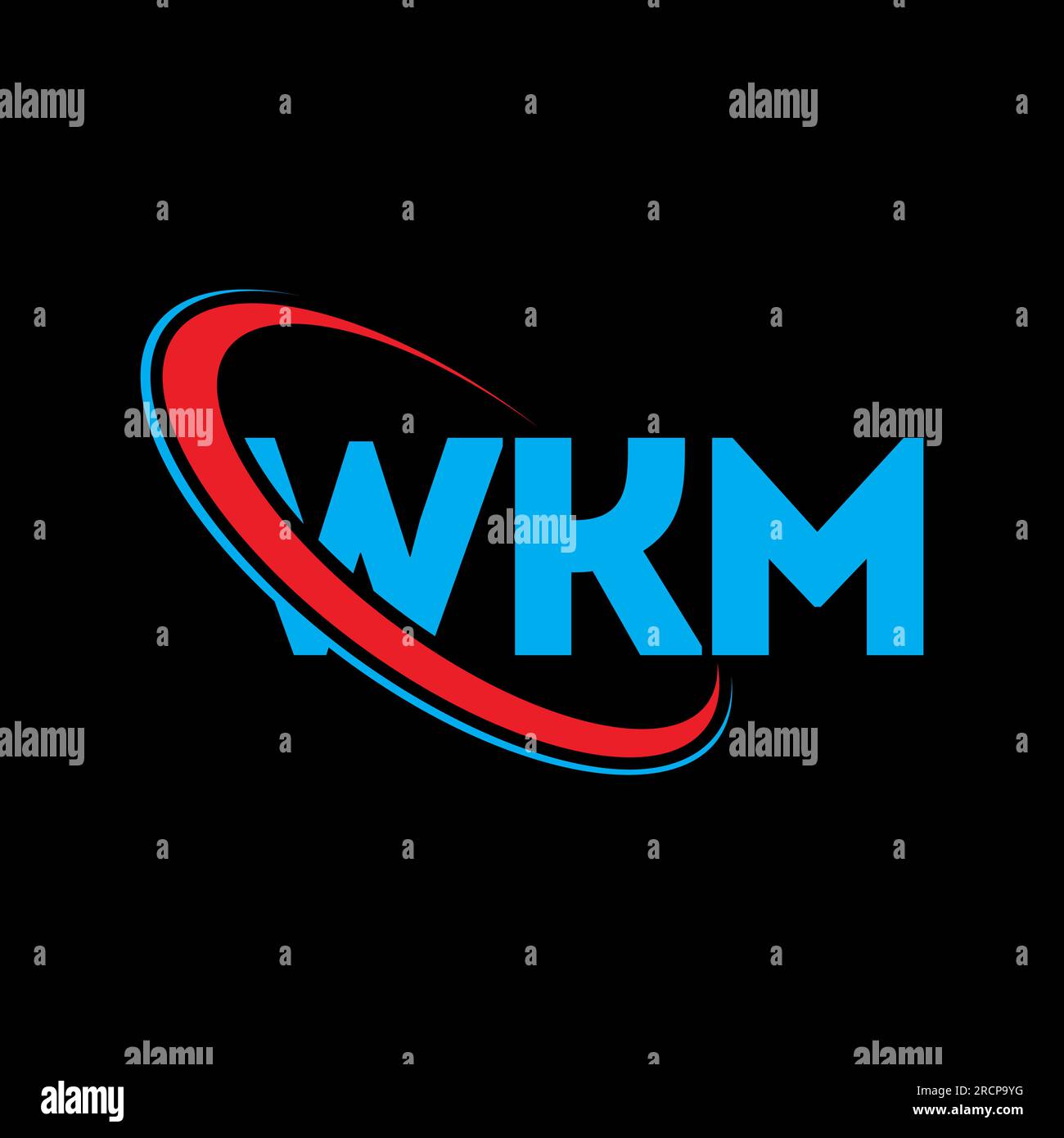 WKM logo. WKM letter. WKM letter logo design. Initials WKM logo linked ...