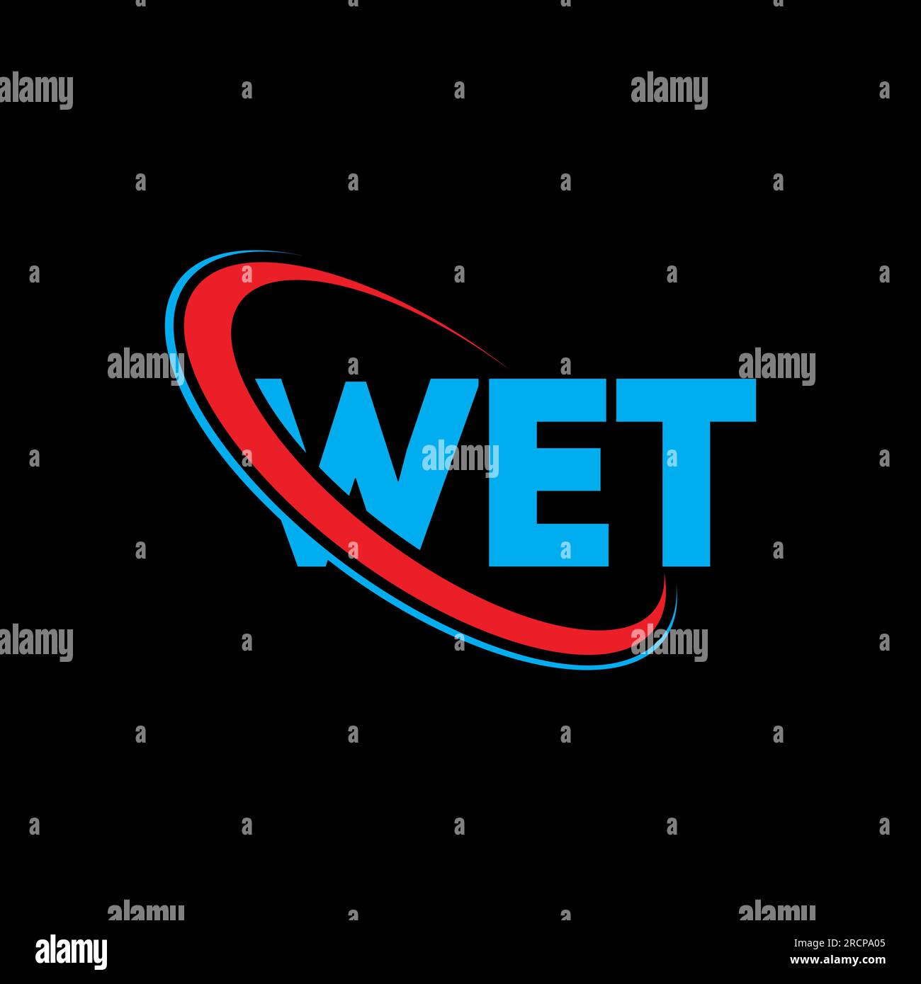 WET logo. WET letter. WET letter logo design. Initials WET logo linked ...