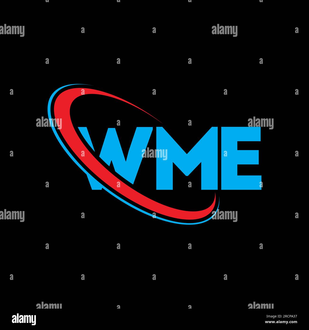 WME logo. WME letter. WME letter logo design. Initials WME logo linked ...