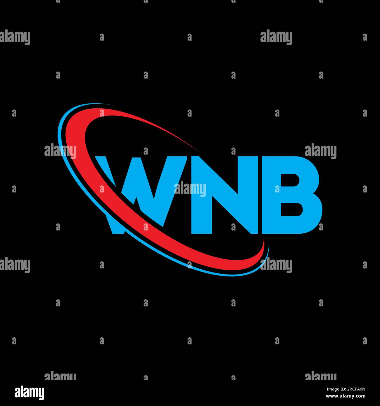 Wnb logo design Stock Vector Images - Alamy