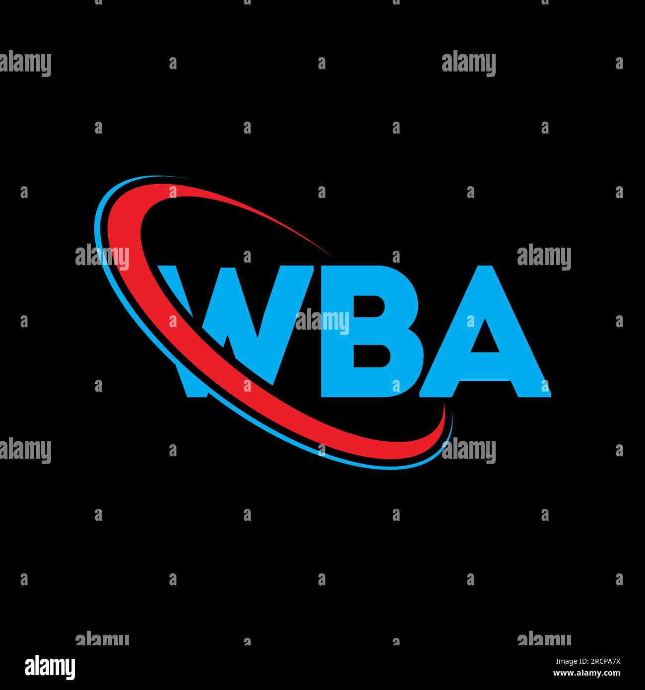 WBA logo. WBA letter. WBA letter logo design. Initials WBA logo linked ...