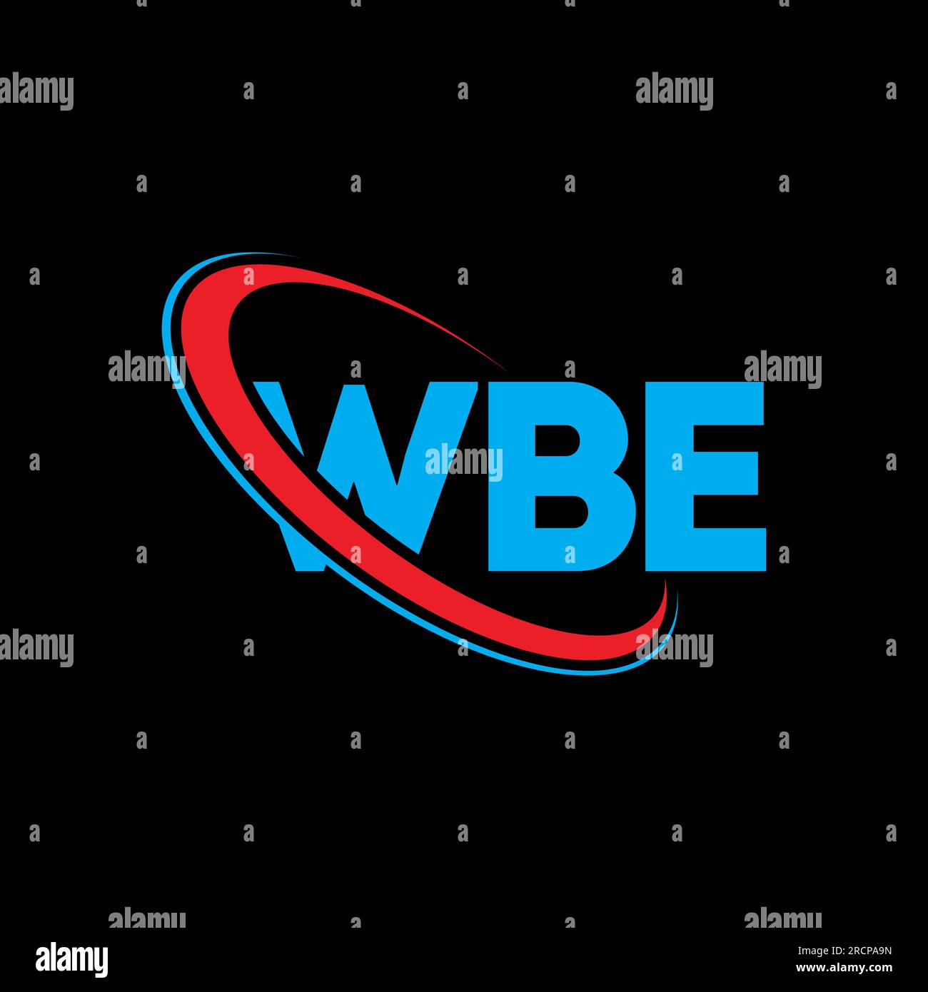 WBE logo. WBE letter. WBE letter logo design. Initials WBE logo linked with circle and uppercase ...