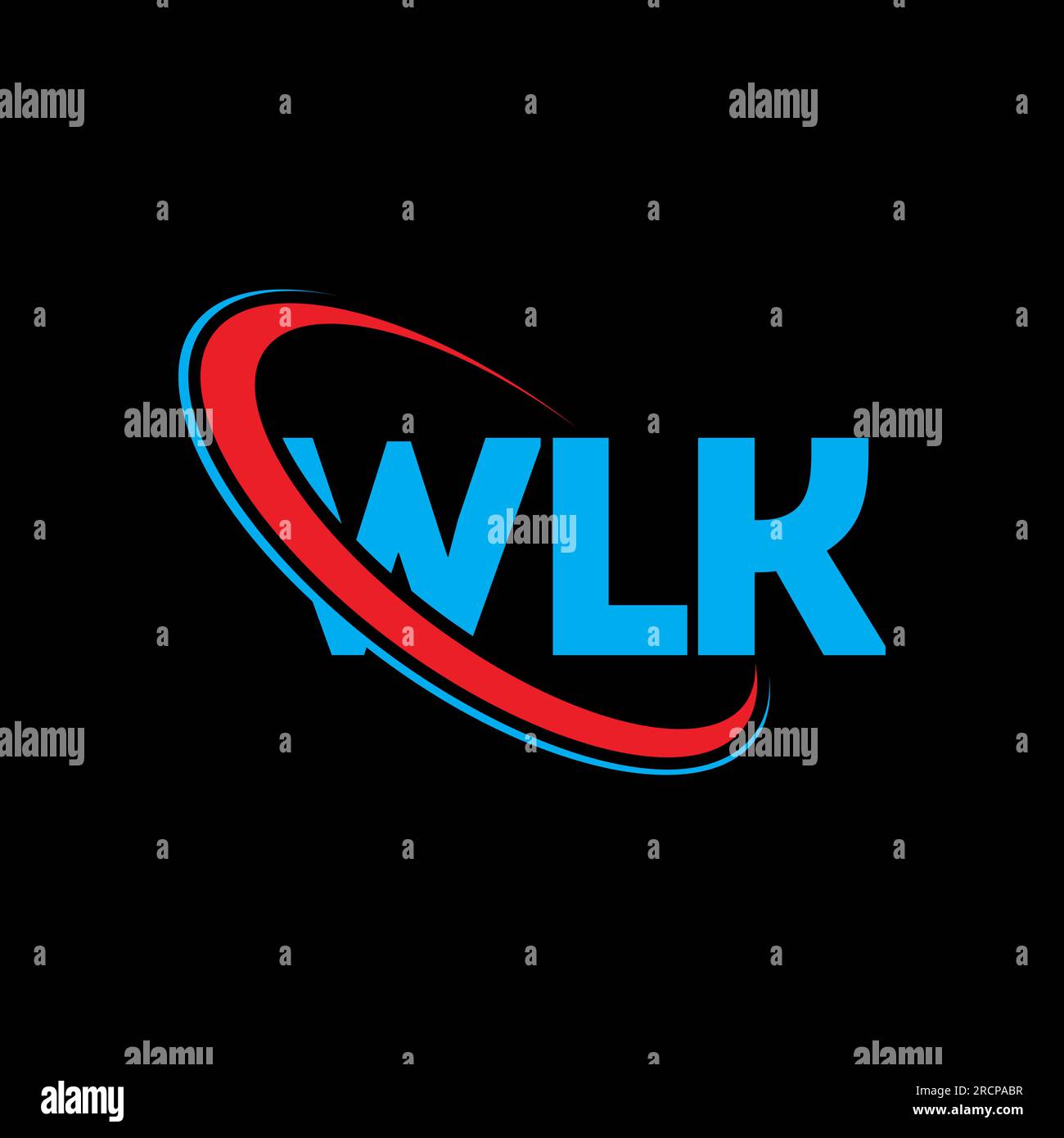 WLK logo. WLK letter. WLK letter logo design. Initials WLK logo linked with circle and uppercase ...