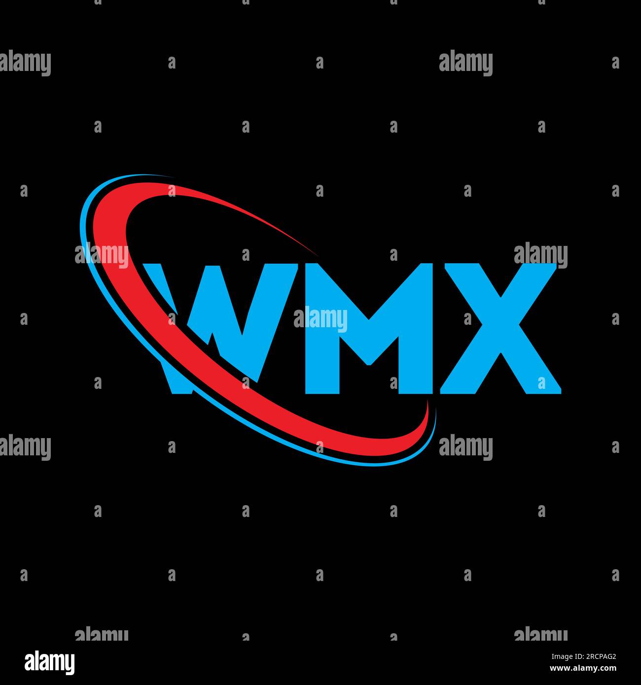 WMX logo. WMX letter. WMX letter logo design. Initials WMX logo linked with circle and uppercase ...