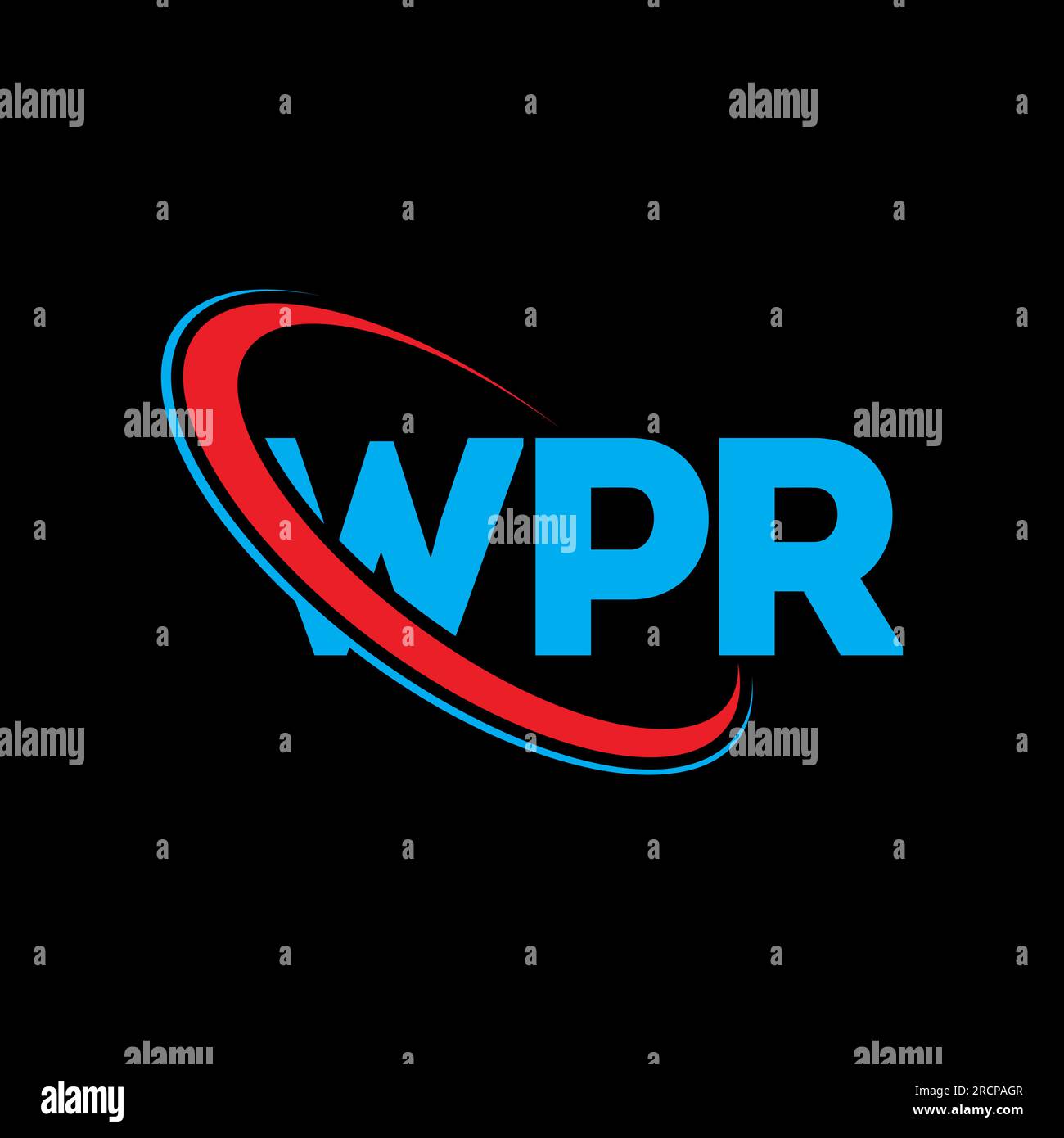 Wpr circle logo Stock Vector Images - Alamy