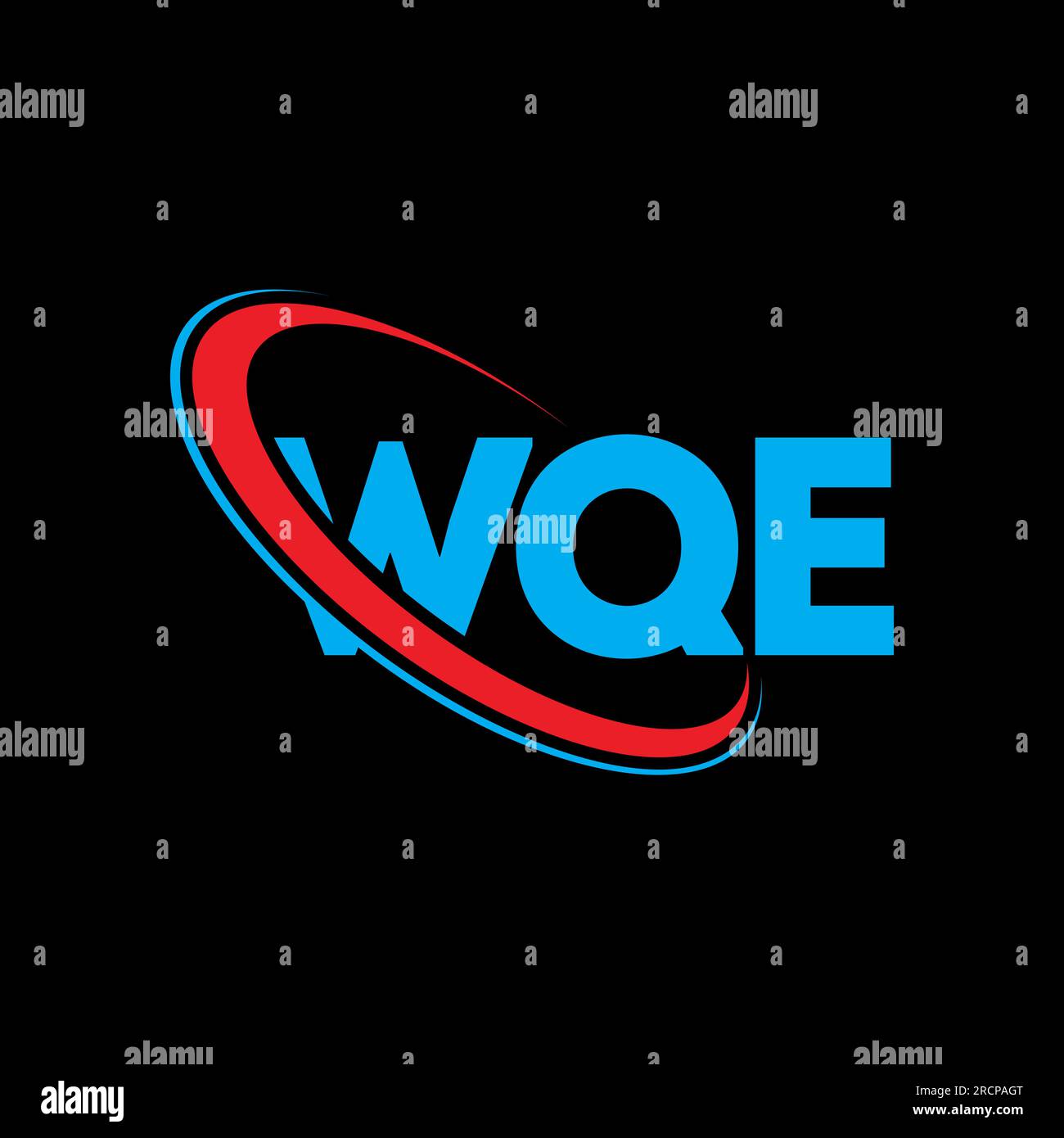 Wqe technology logo Stock Vector Images - Alamy
