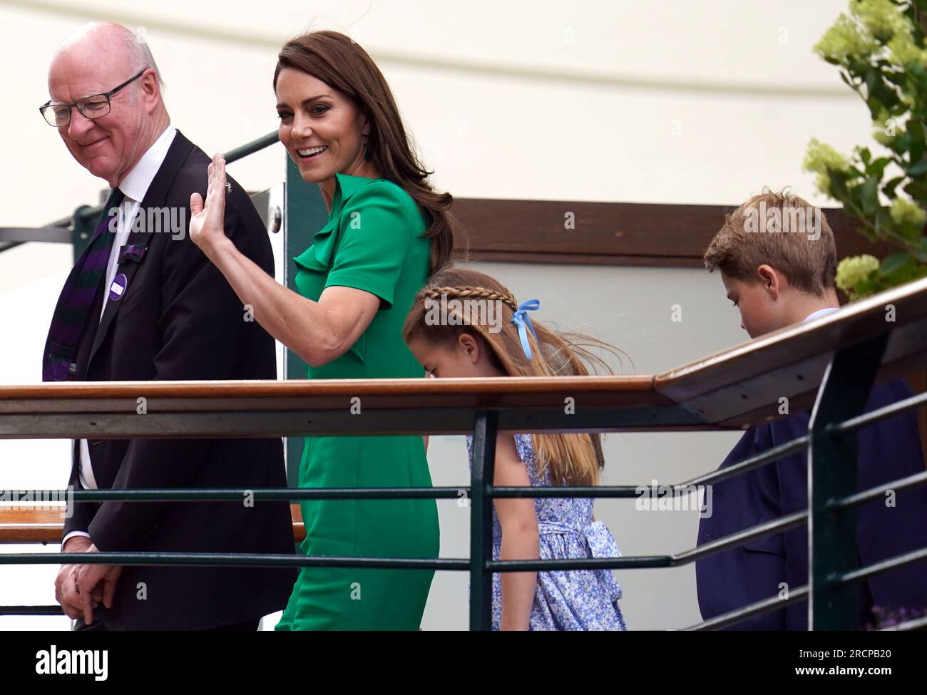 The Princess of Wales, with Prince George and Princess Charlotte are ...