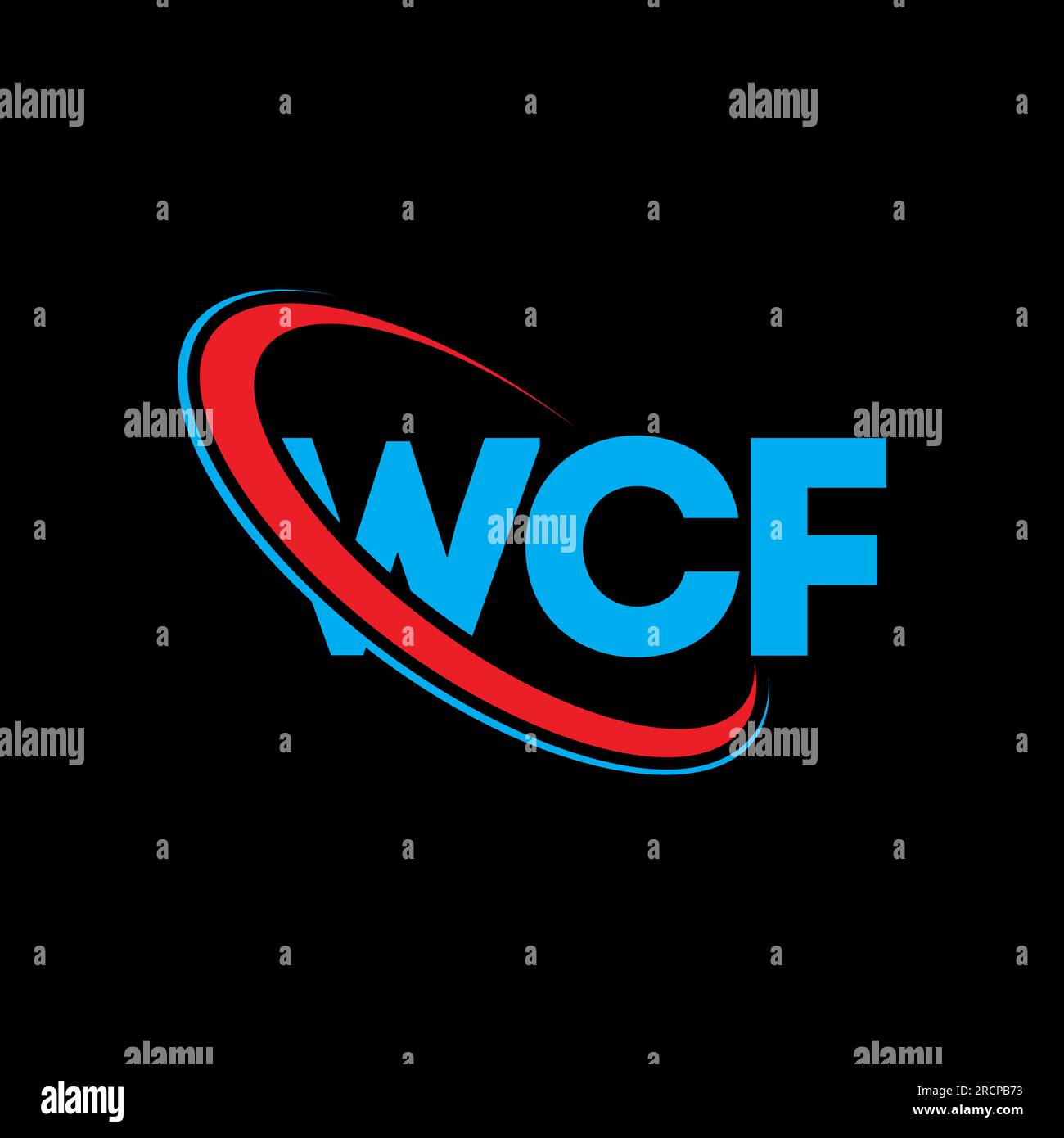 Wcf Logo Wcf Letter Wcf Letter Logo Design Initials Wcf Logo Linked With Circle And Uppercase