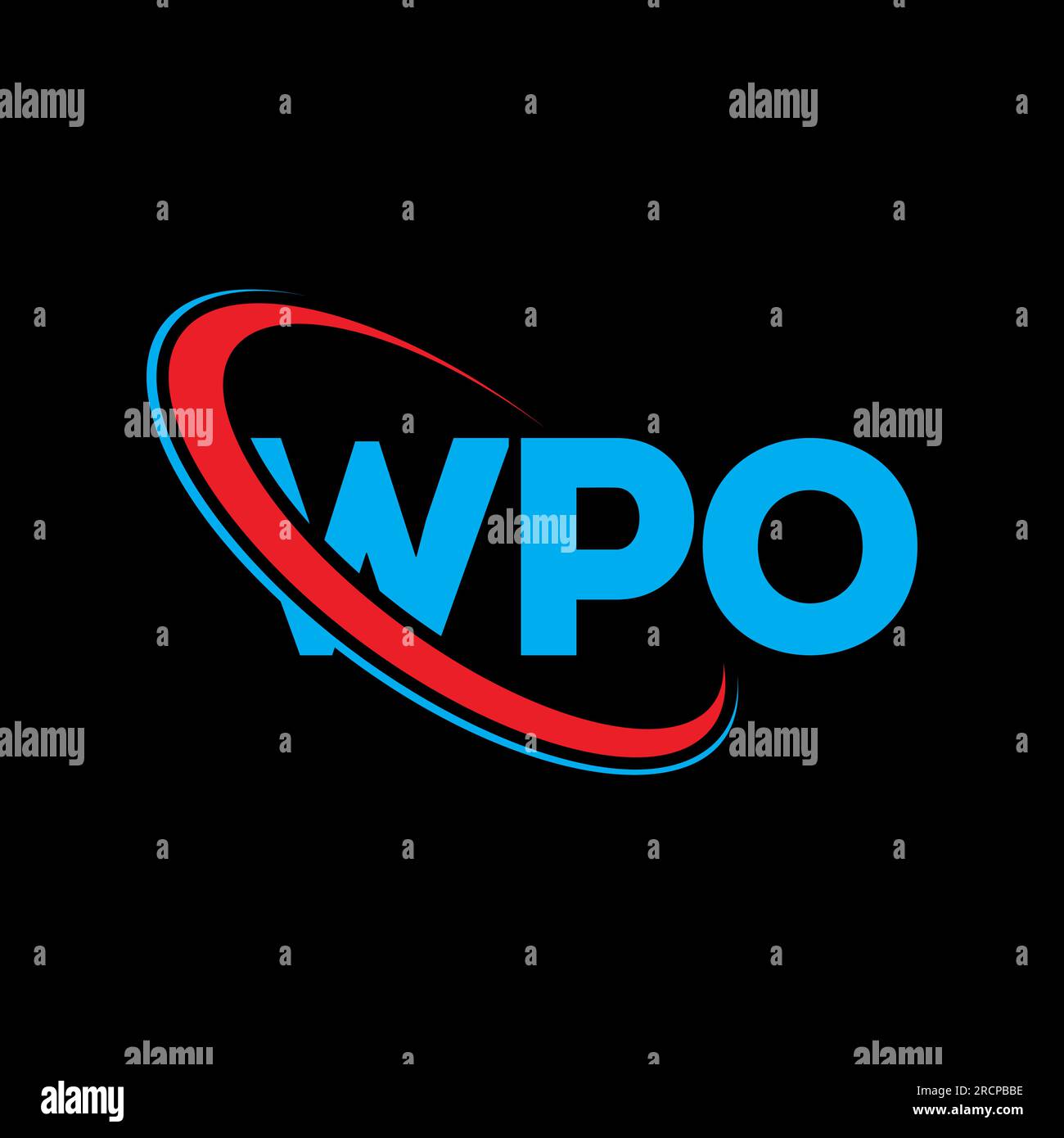 WPO logo. WPO letter. WPO letter logo design. Initials WPO logo linked ...