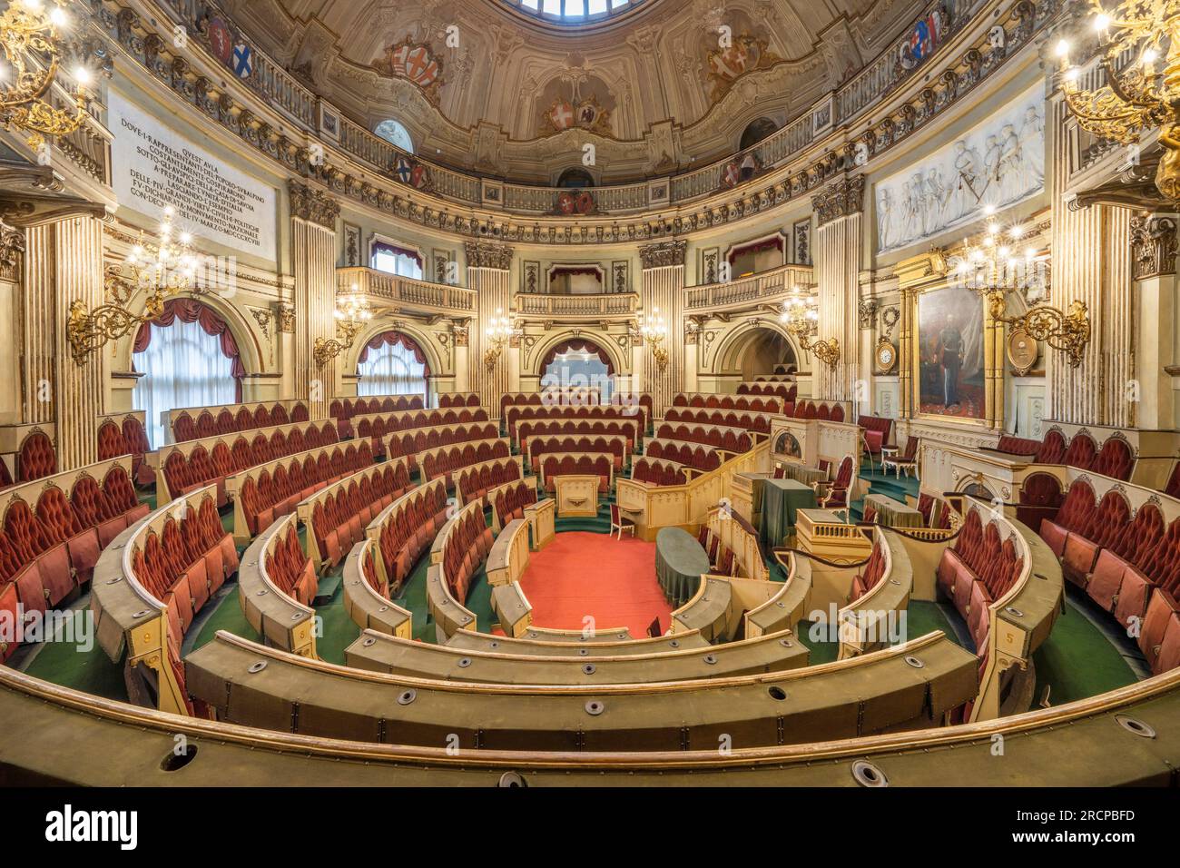 Room XVI. The Chamber of Deputies of the Subalpine Parliament. 1848 ...