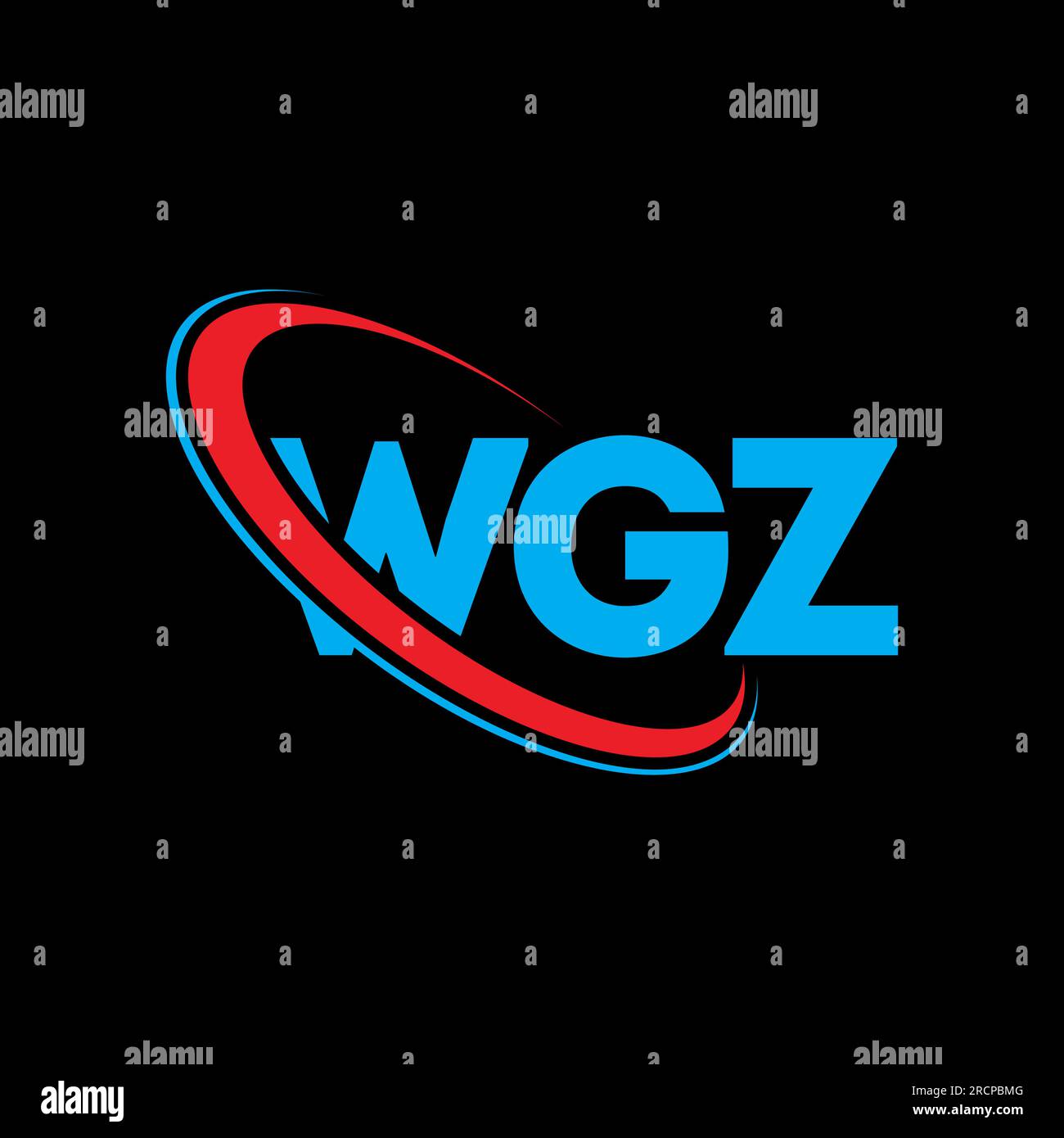 WGZ logo. WGZ letter. WGZ letter logo design. Initials WGZ logo linked ...