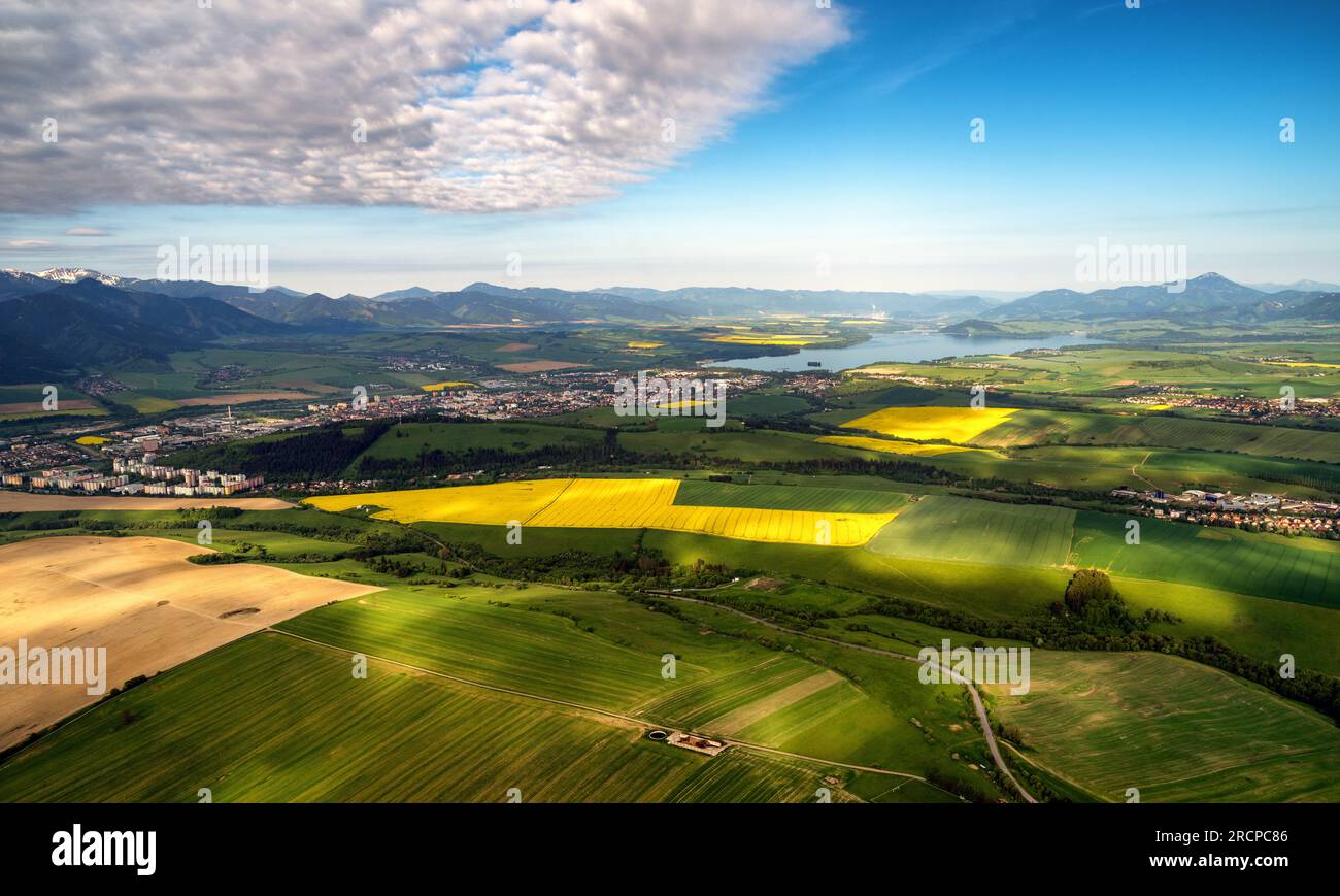 Aerial view liptovska mara hi-res stock photography and images - Alamy