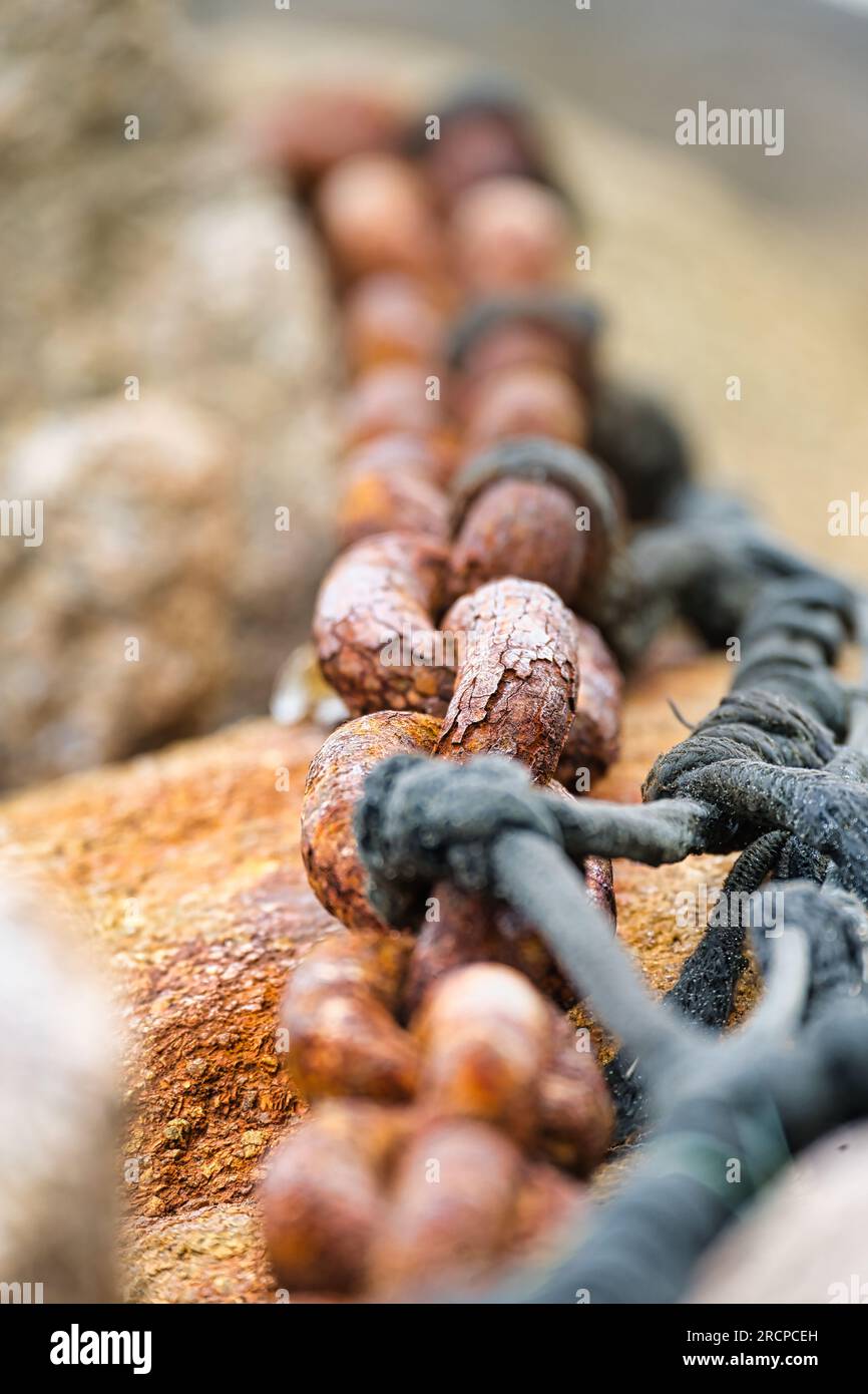 Chain on the beach hi-res stock photography and images - Alamy