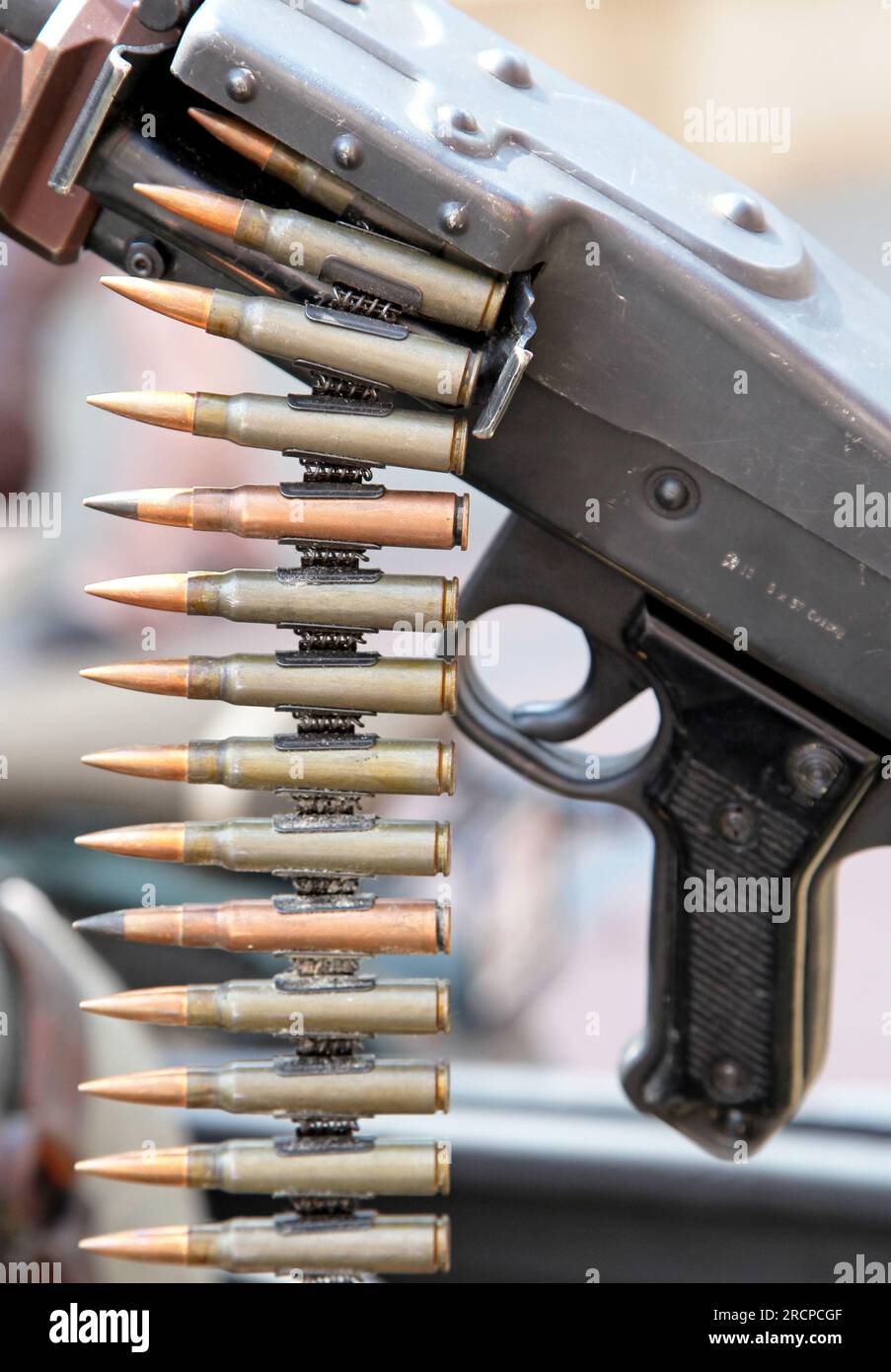 Old gun from world war II Stock Photo - Alamy