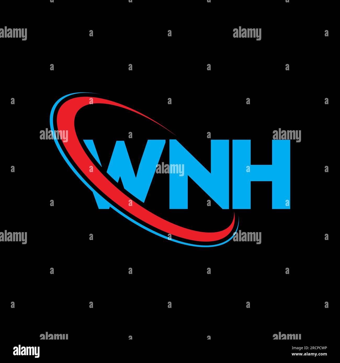 WNH logo. WNH letter. WNH letter logo design. Initials WNH logo linked ...