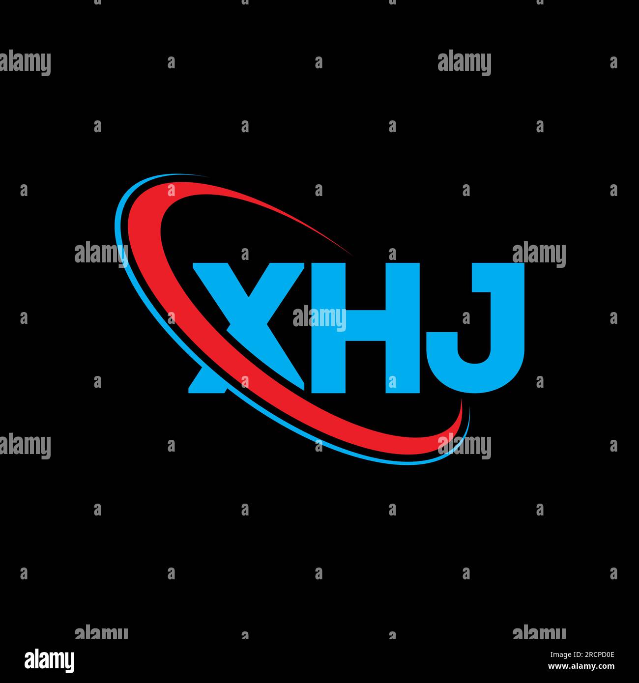 XHJ logo. XHJ letter. XHJ letter logo design. Initials XHJ logo linked ...