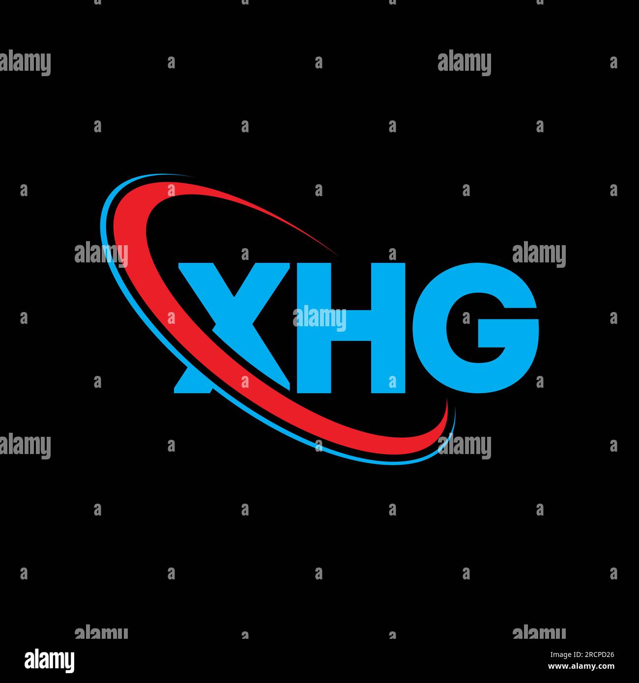 XHG logo. XHG letter. XHG letter logo design. Initials XHG logo linked ...
