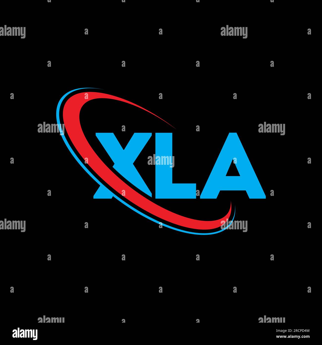 XLA logo. XLA letter. XLA letter logo design. Initials XLA logo linked with circle and uppercase ...