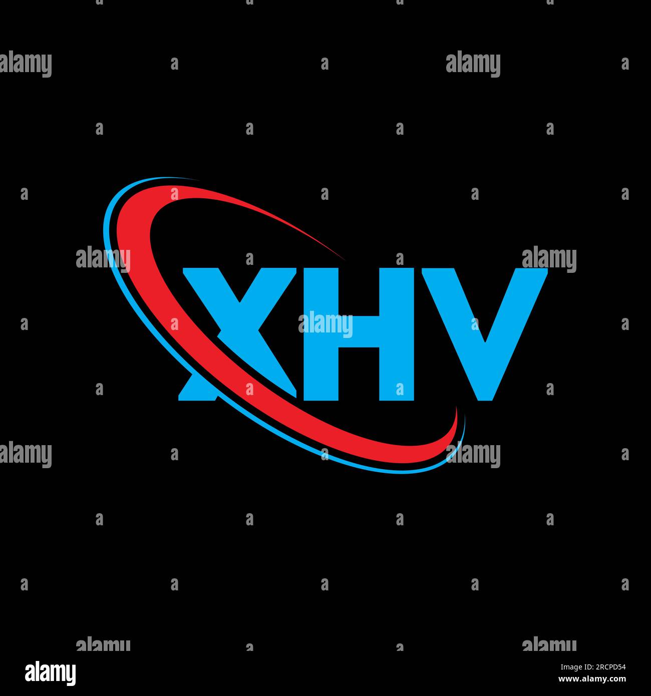 XHV logo. XHV letter. XHV letter logo design. Initials XHV logo linked ...