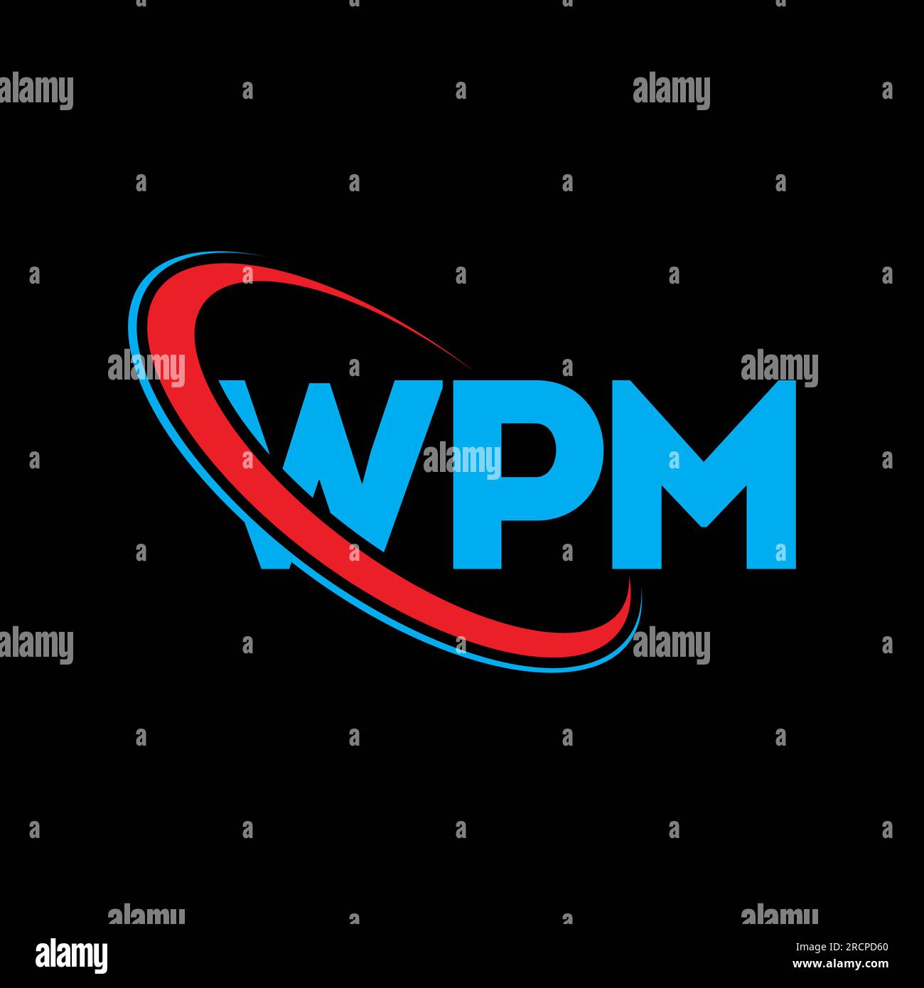 WPM logo. WPM letter. WPM letter logo design. Initials WPM logo linked ...