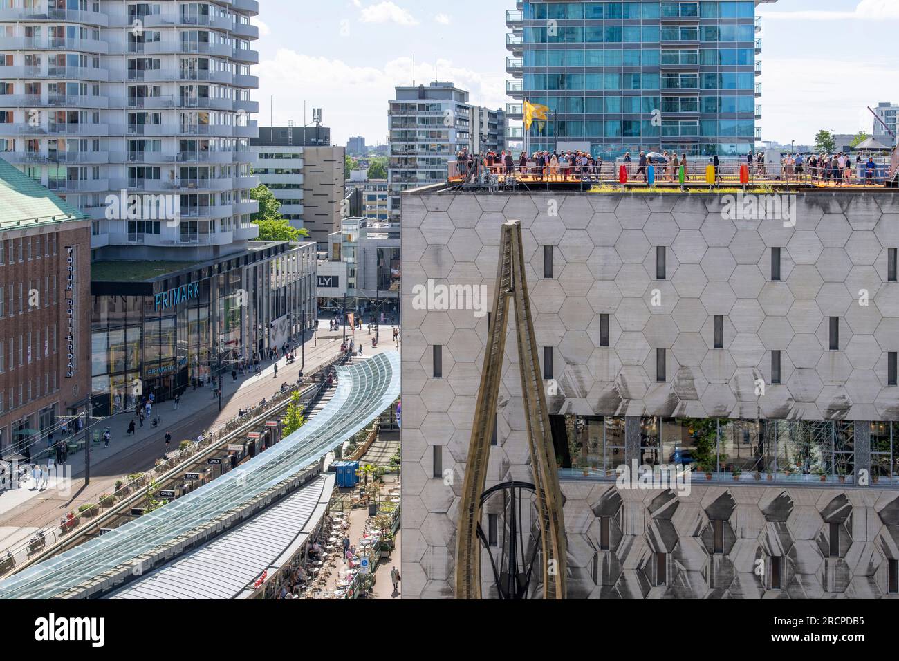 Bijenkorf department store rotterdam hi-res stock photography and ...