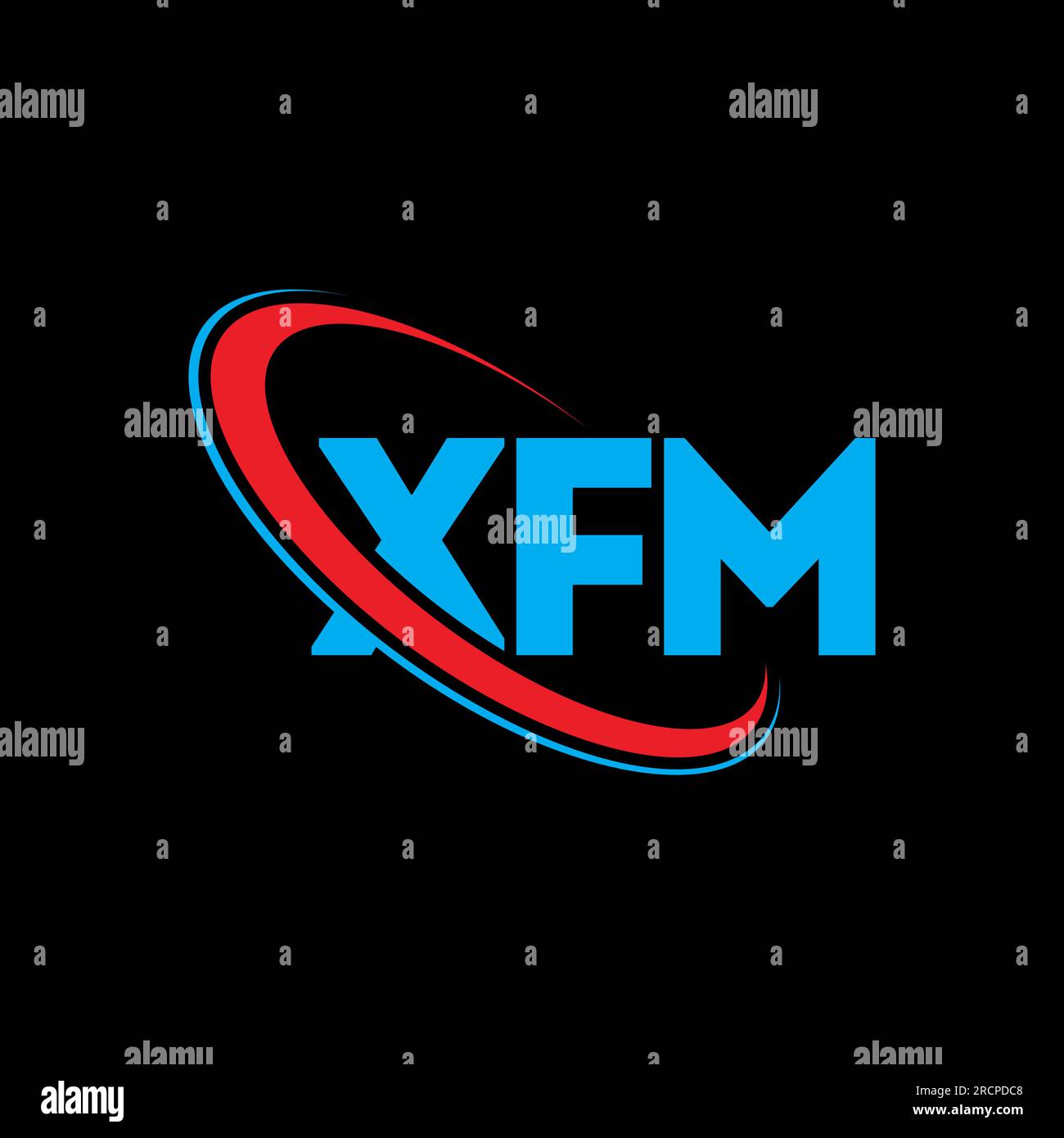 XFM logo. XFM letter. XFM letter logo design. Initials XFM logo linked ...