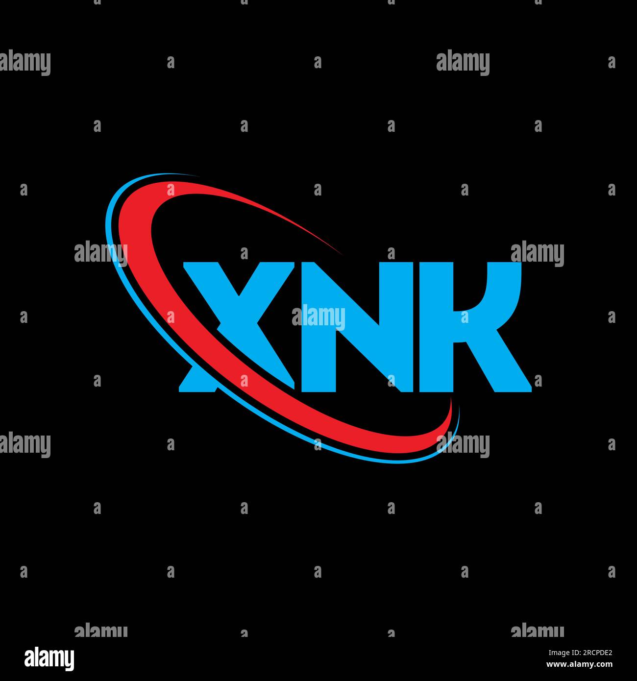 XNK logo. XNK letter. XNK letter logo design. Initials XNK logo linked ...