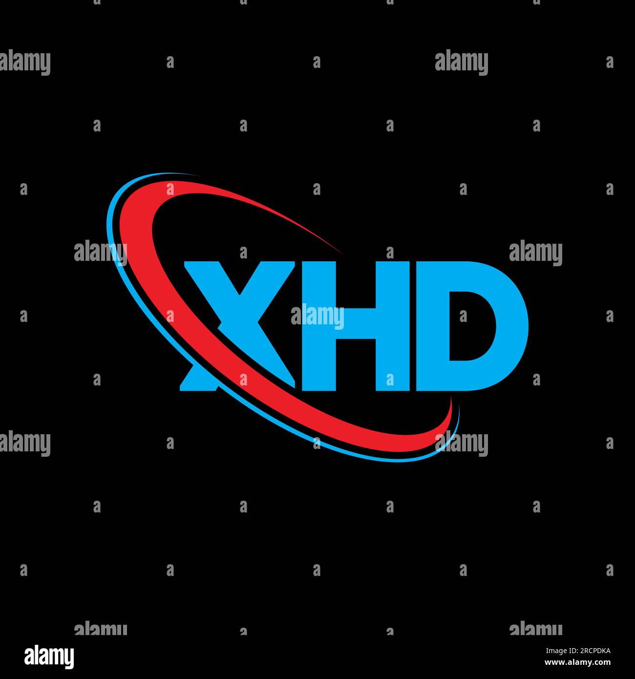 XHD logo. XHD letter. XHD letter logo design. Initials XHD logo linked ...