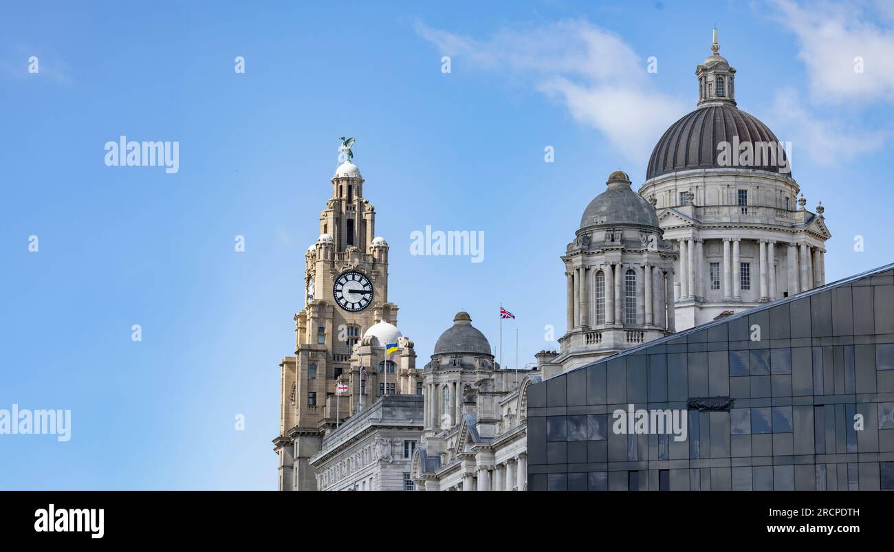 Liverpool, united kingdom May, 16, 2023 Port of Liverpool Building part ...