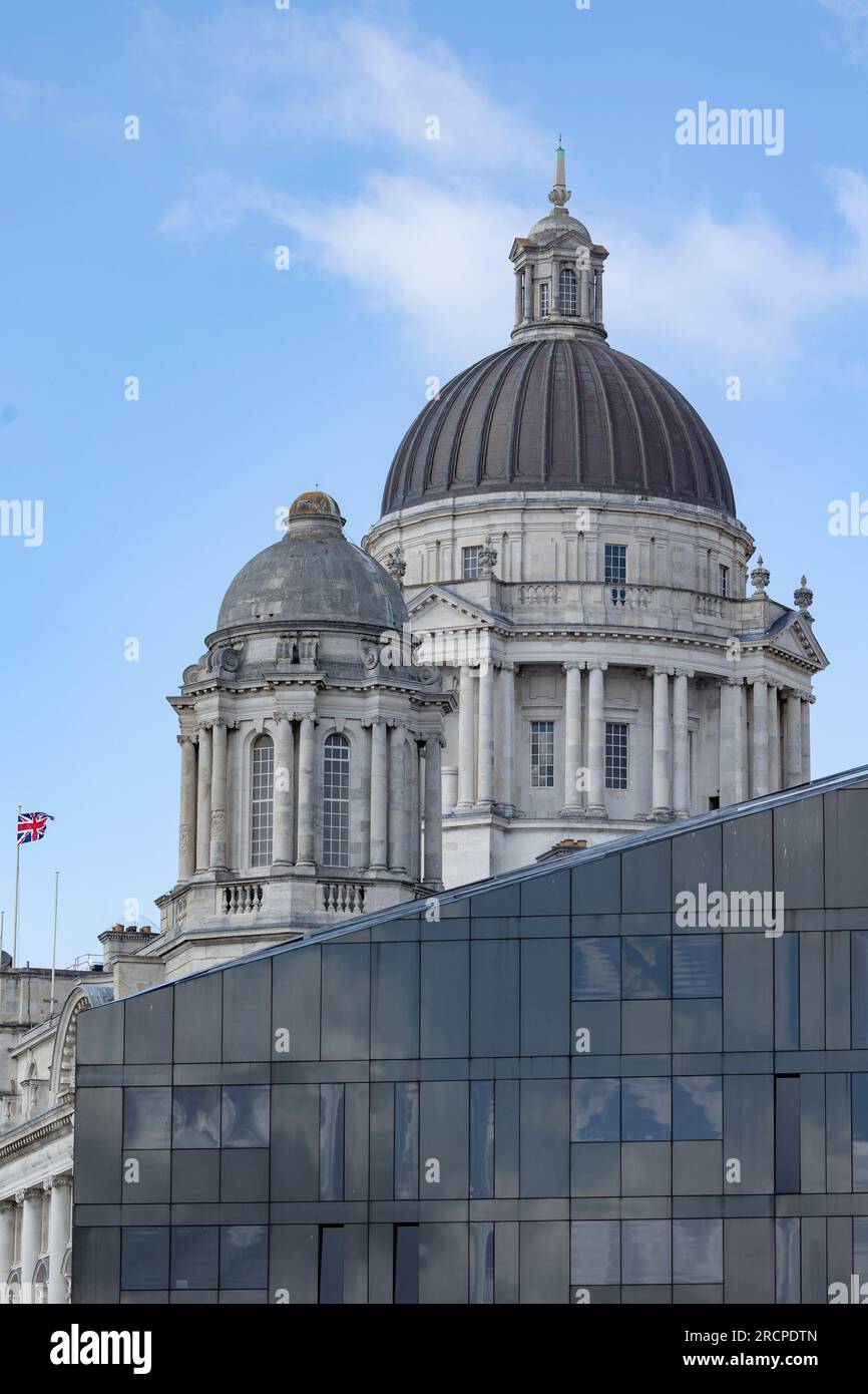Liverpool, united kingdom May, 16, 2023 Port of Liverpool Building part ...
