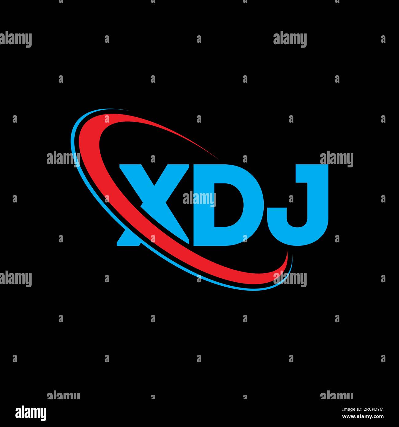 XDJ logo. XDJ letter. XDJ letter logo design. Initials XDJ logo linked ...