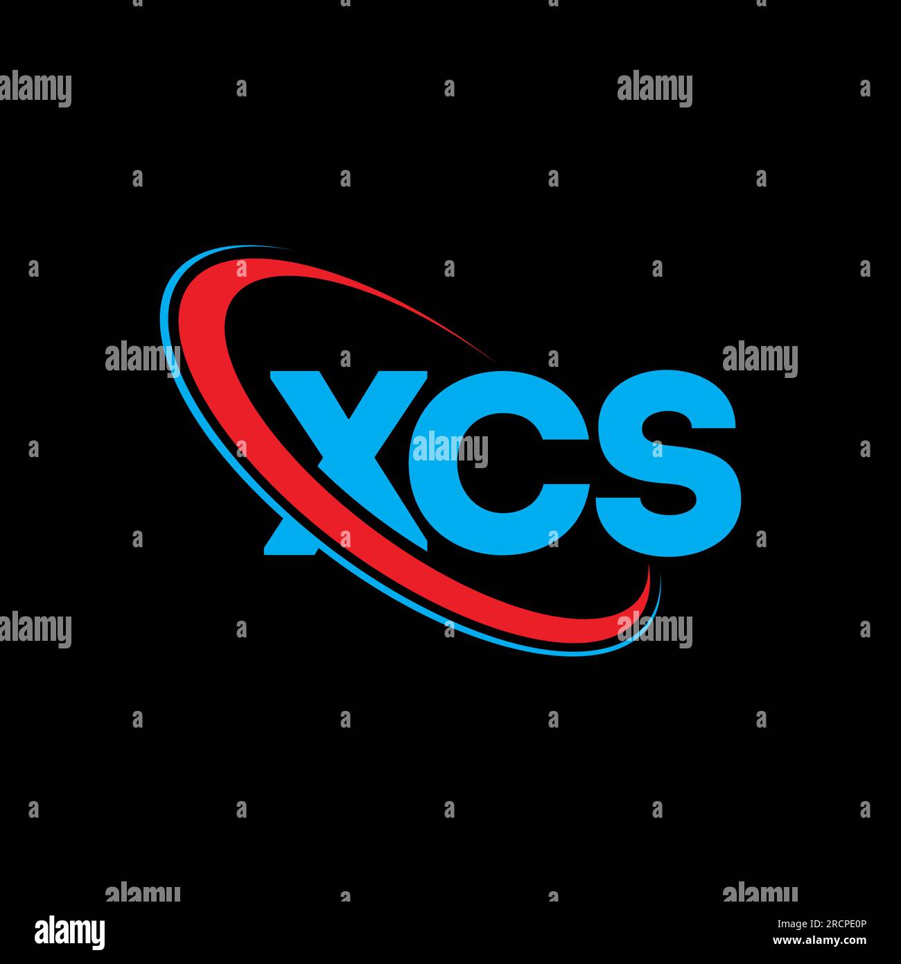 XCS logo. XCS letter. XCS letter logo design. Initials XCS logo linked ...