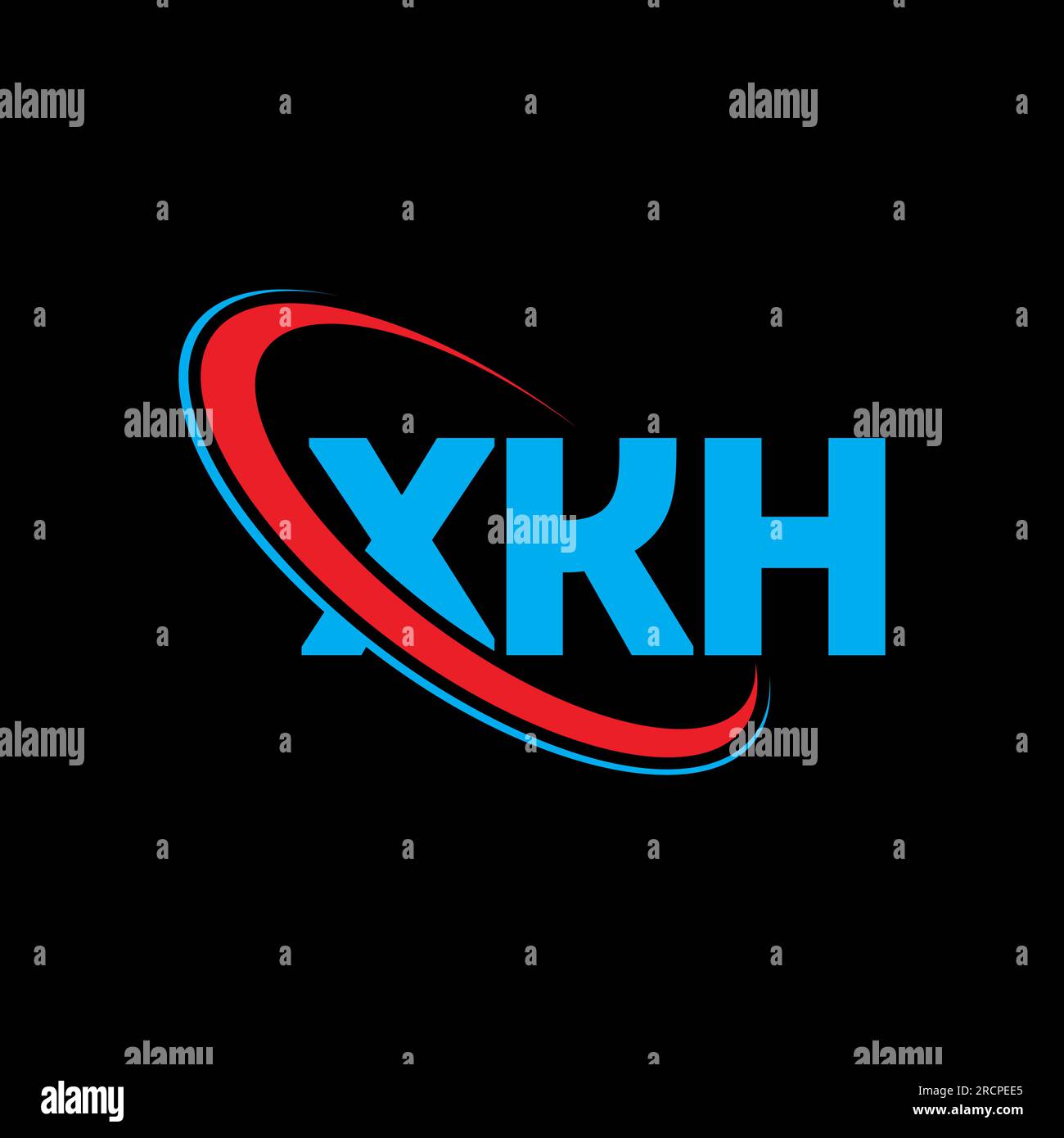 XKH logo. XKH letter. XKH letter logo design. Initials XKH logo linked ...